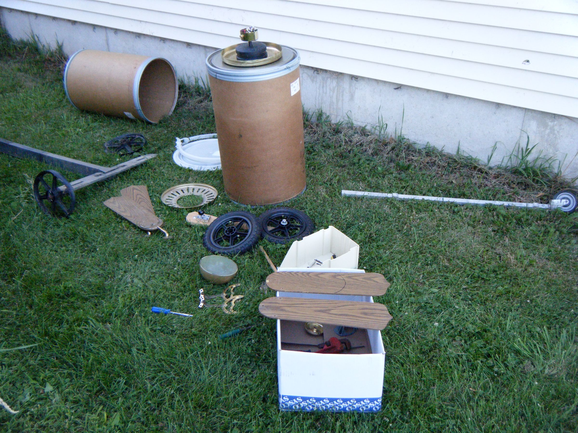 Cardboard Barrel Biplane. the Flyin' Lion : 23 Steps (with Pictures ...