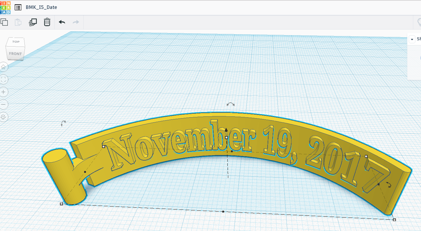 Tinkercad: Easy to Create Curve Text : 6 Steps (with Pictures ...