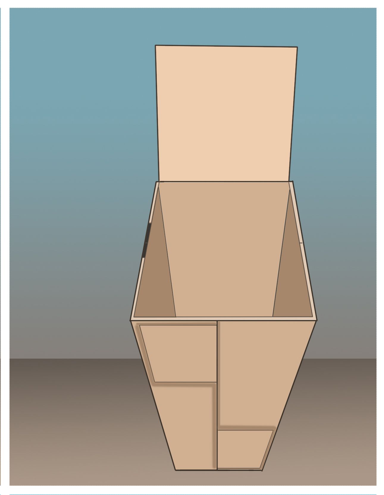 Cardboard Box Garbage Can : 9 Steps - Instructables