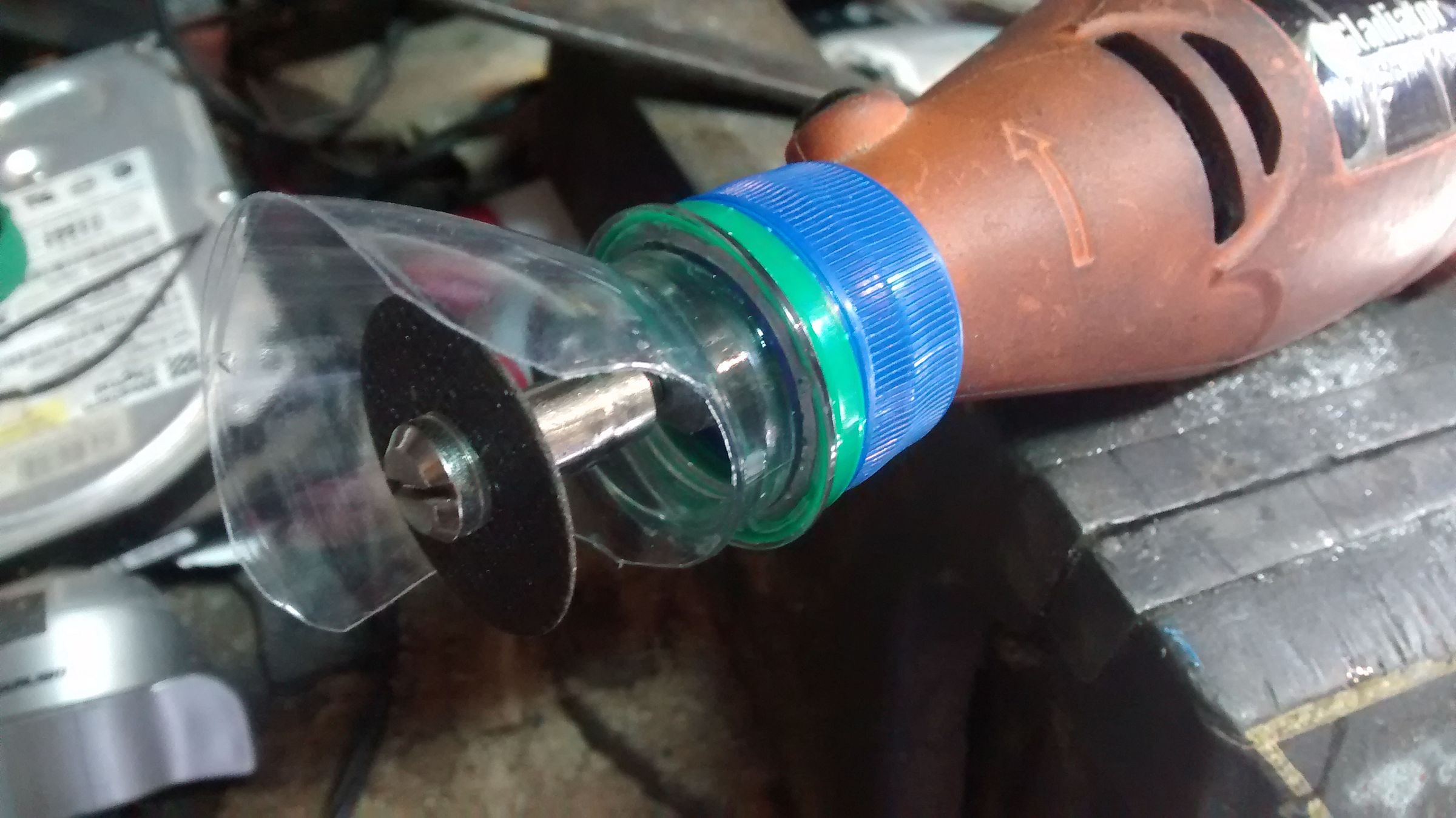 Improvised Safety Guard for Rotary Tool (with Pictures) - Instructables