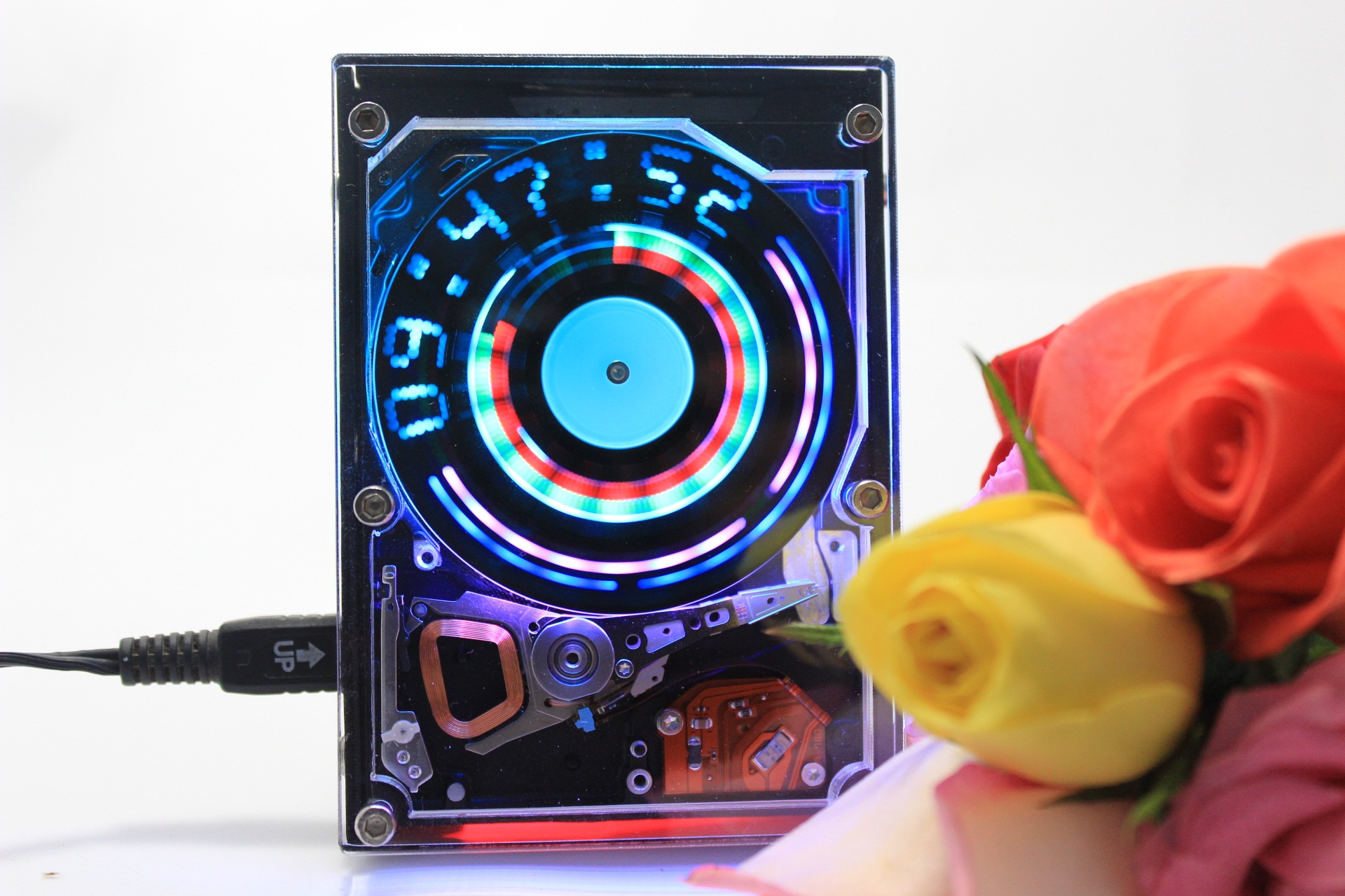 Recycled Hard Drive Clock - FuneLab : 26 Steps (with Pictures ...