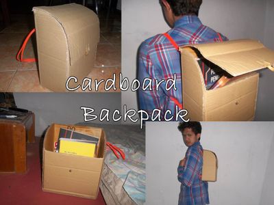 DIY Cardboard Backpack : 11 Steps (with Pictures) - Instructables