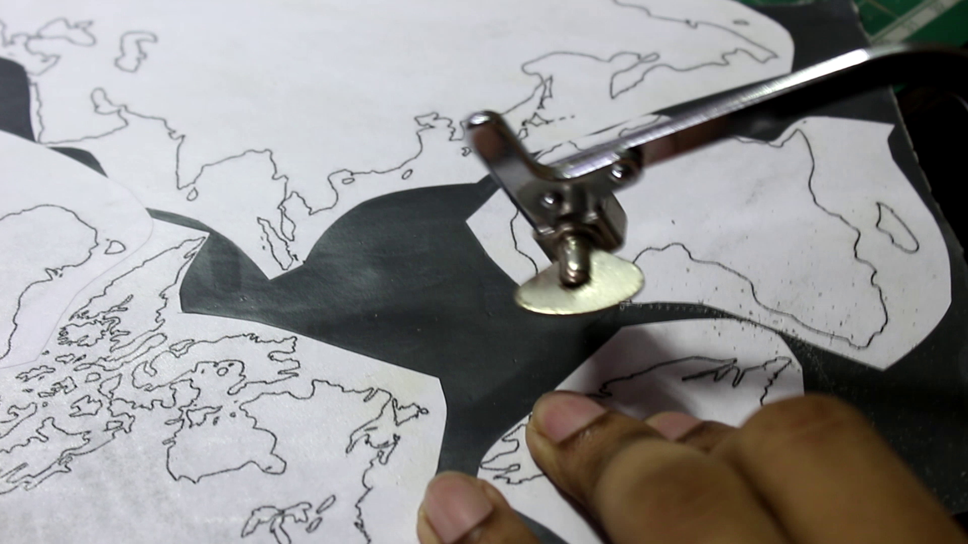 Backlit World Map From an Old PVC Pipe : 15 Steps (with Pictures ...