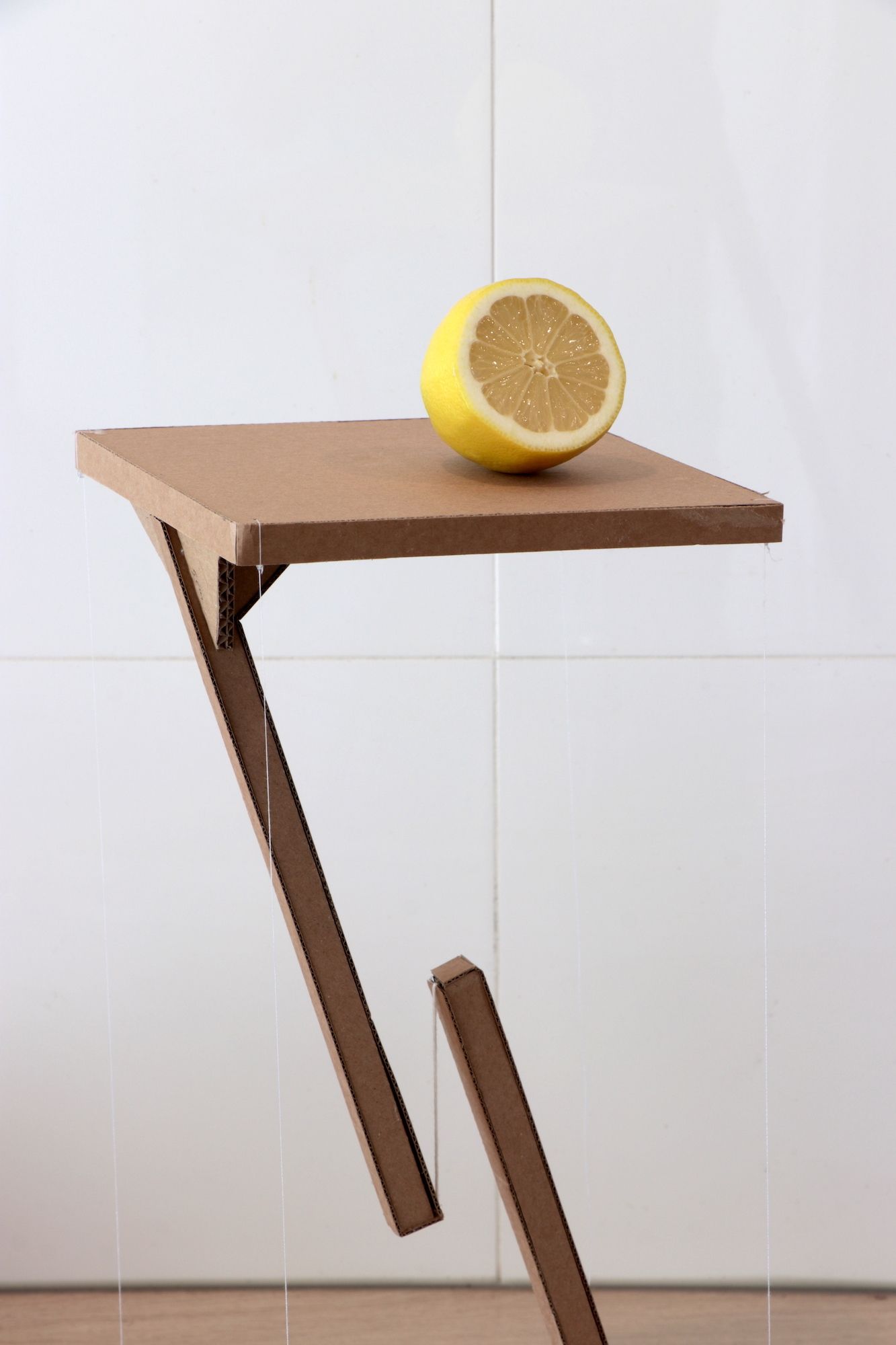 Levitating Side Table Made From Old Cardboard Boxes : 7 Steps (with ...