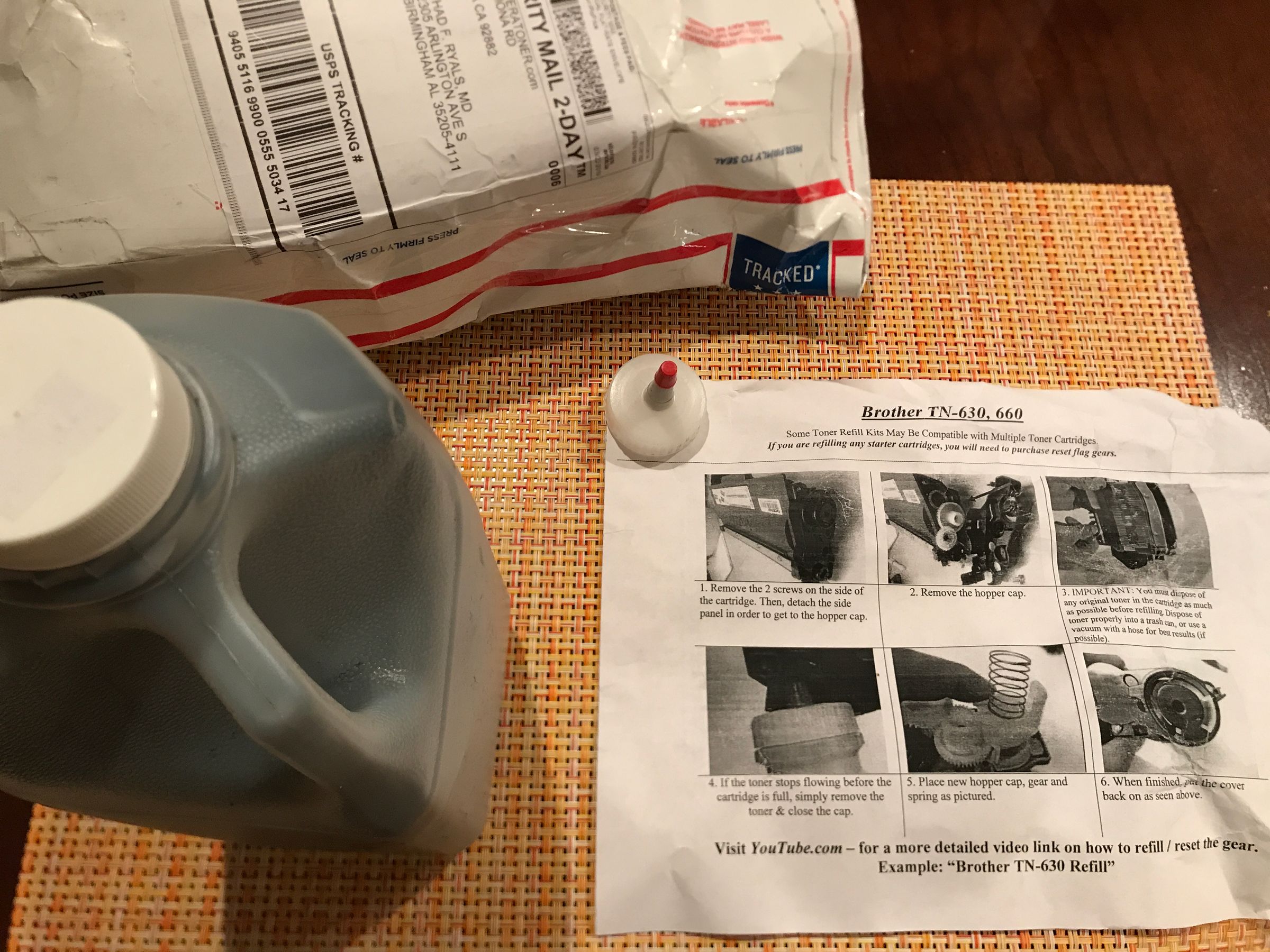 Refill Your Laser Printer Toner Cartridge the Easy Way : 6 Steps (with ...