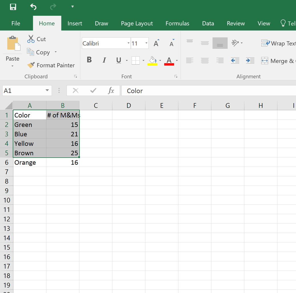 How To Create A Graph In Ms Excel 2016 : 6 Steps - Instructables