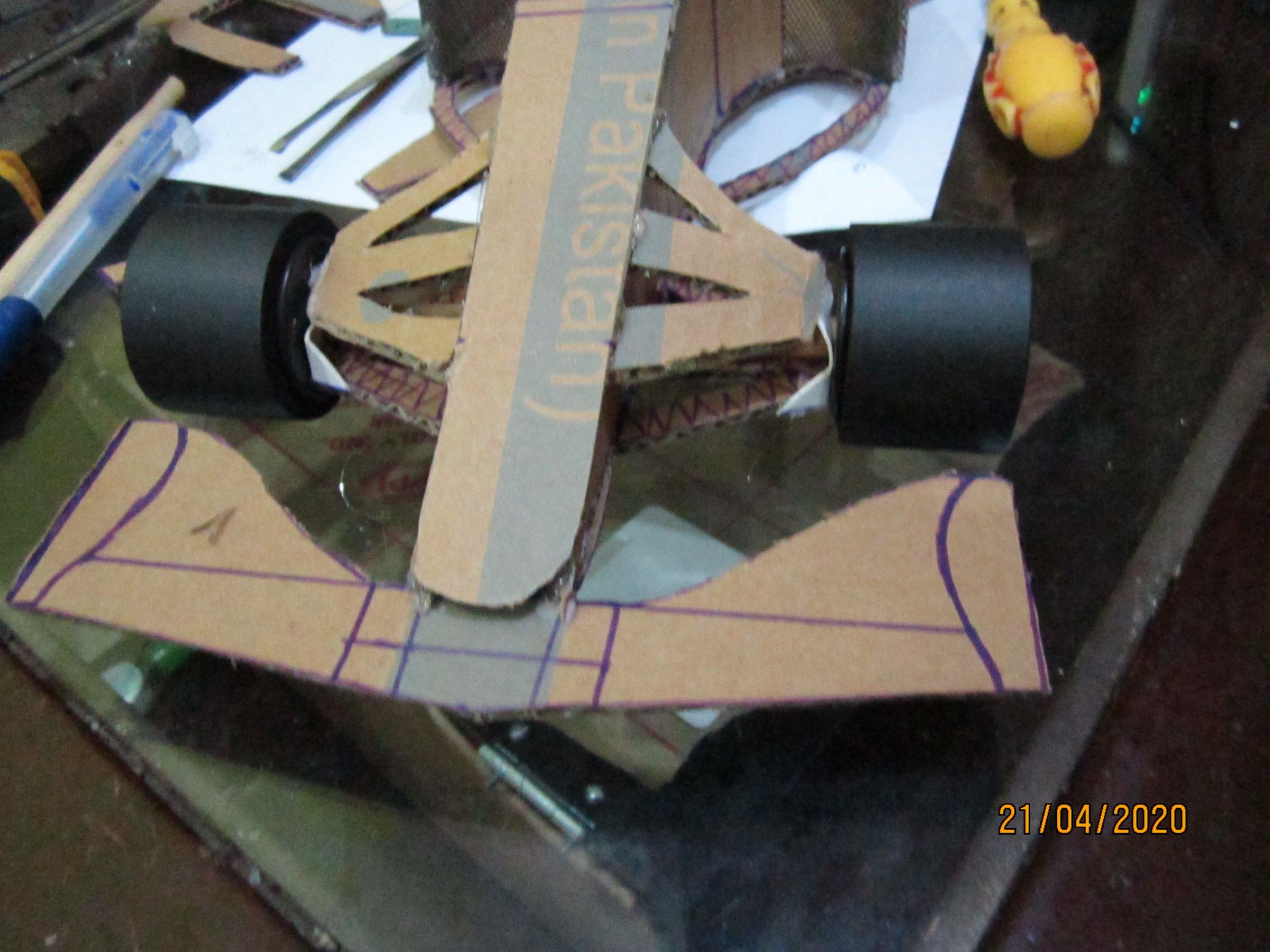 DIY Cardboard Formula 1 Car Model : 4 Steps - Instructables