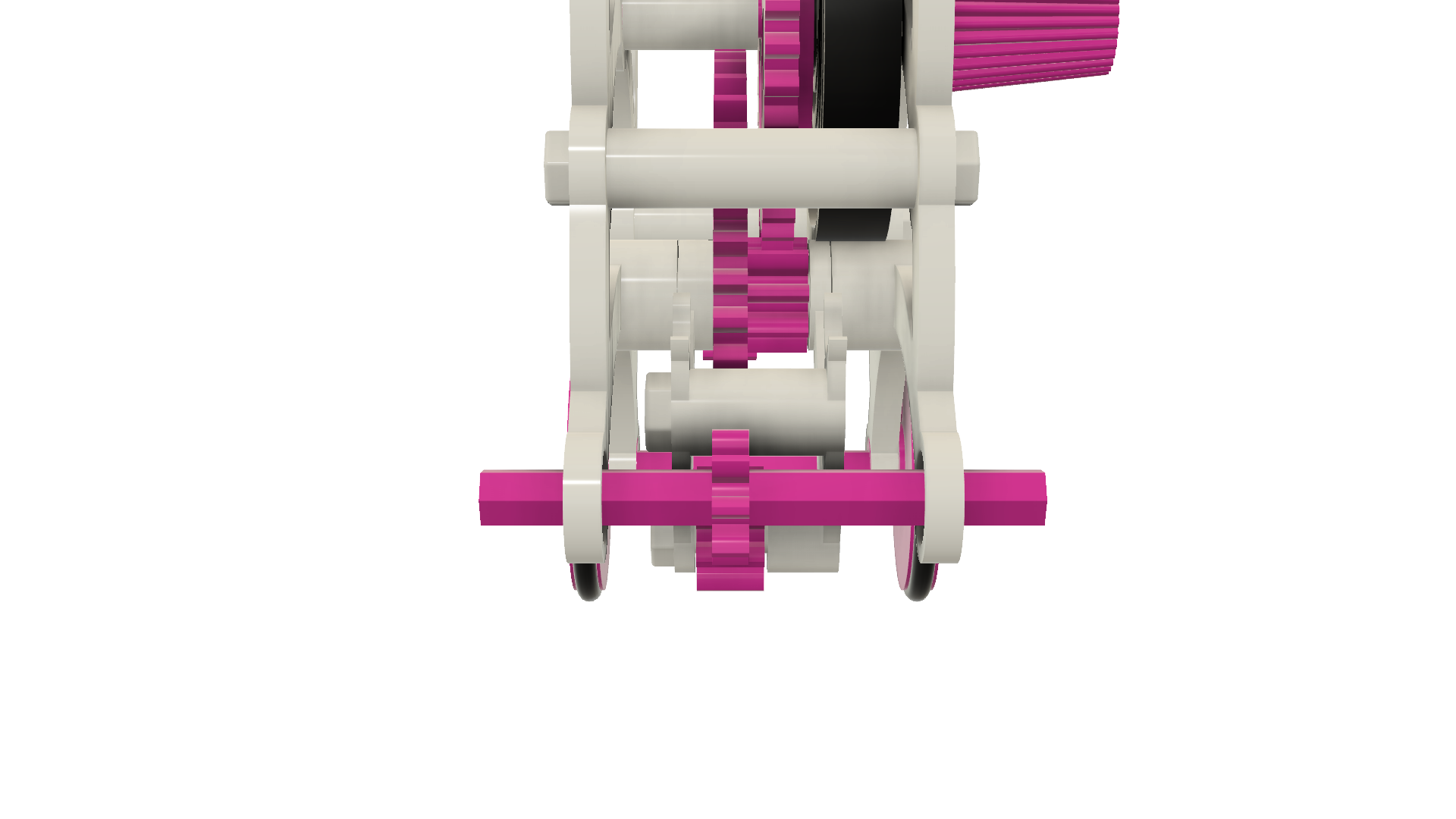 Windup Bunny 2 With a PLA Spring Motor and Floating Pinion Drive : 5 ...