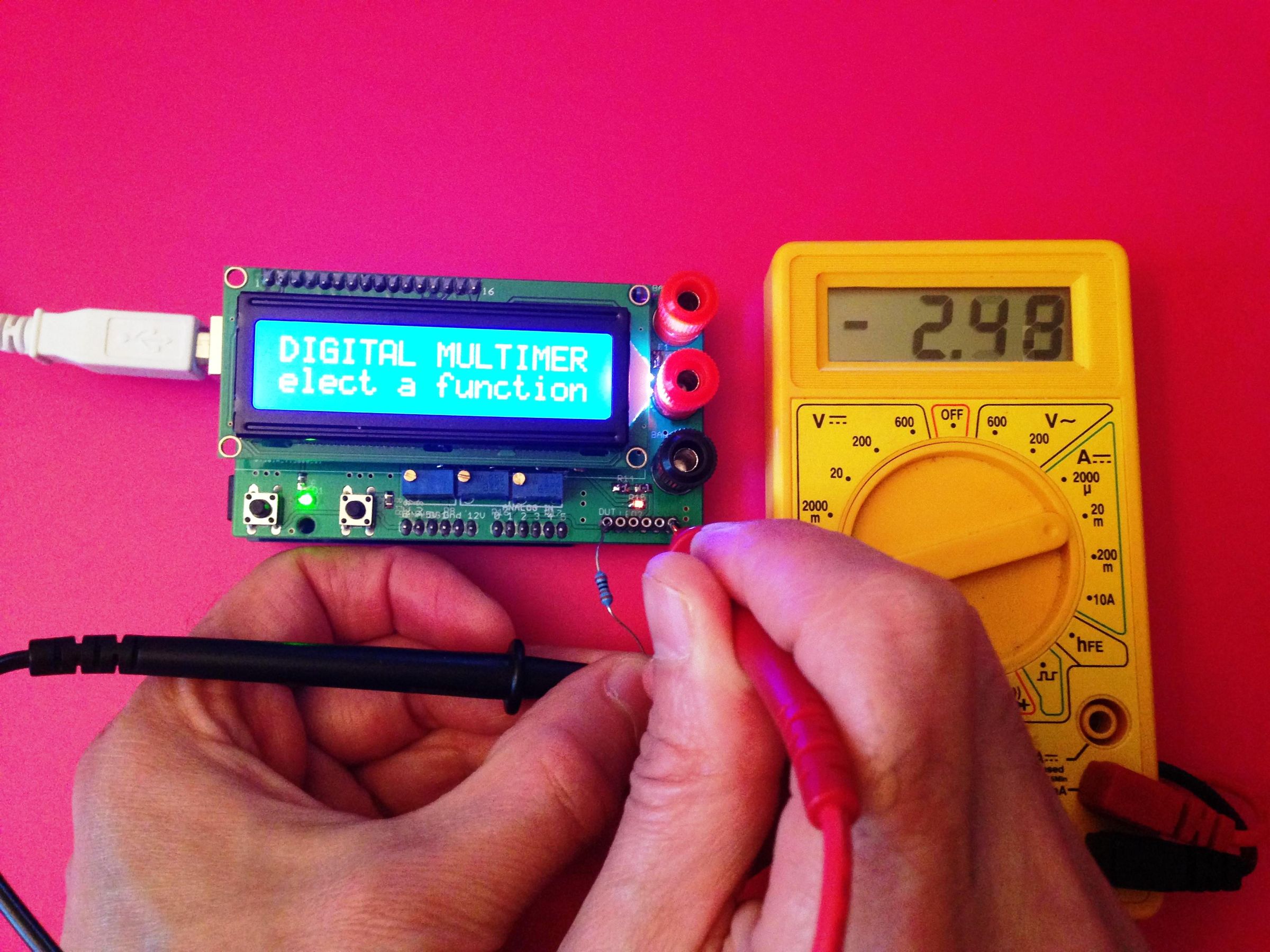 Digital Multimeter Shield for Arduino : 17 Steps (with Pictures ...