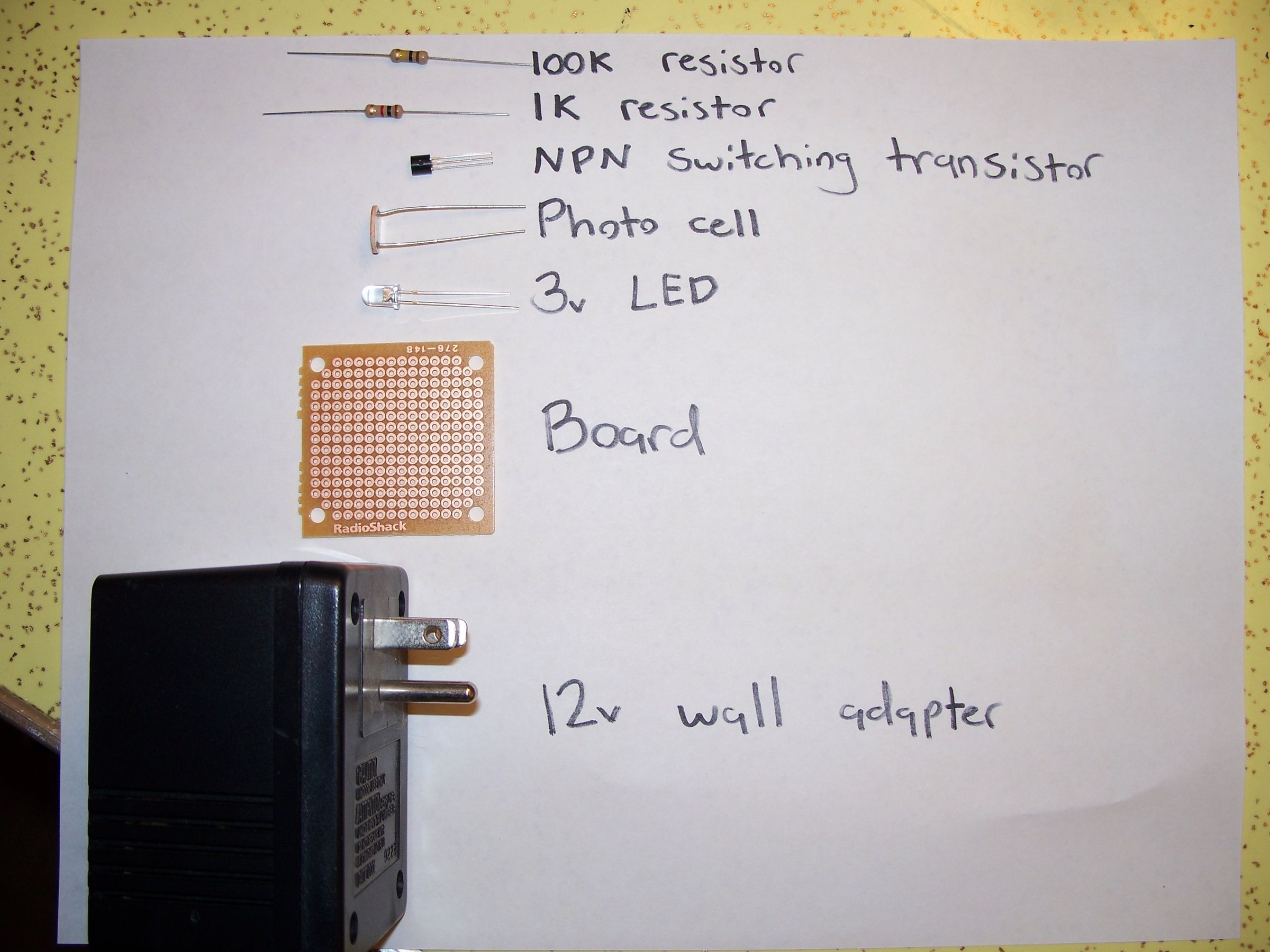 LED Nightlight That Turns on in the Dark : 5 Steps - Instructables