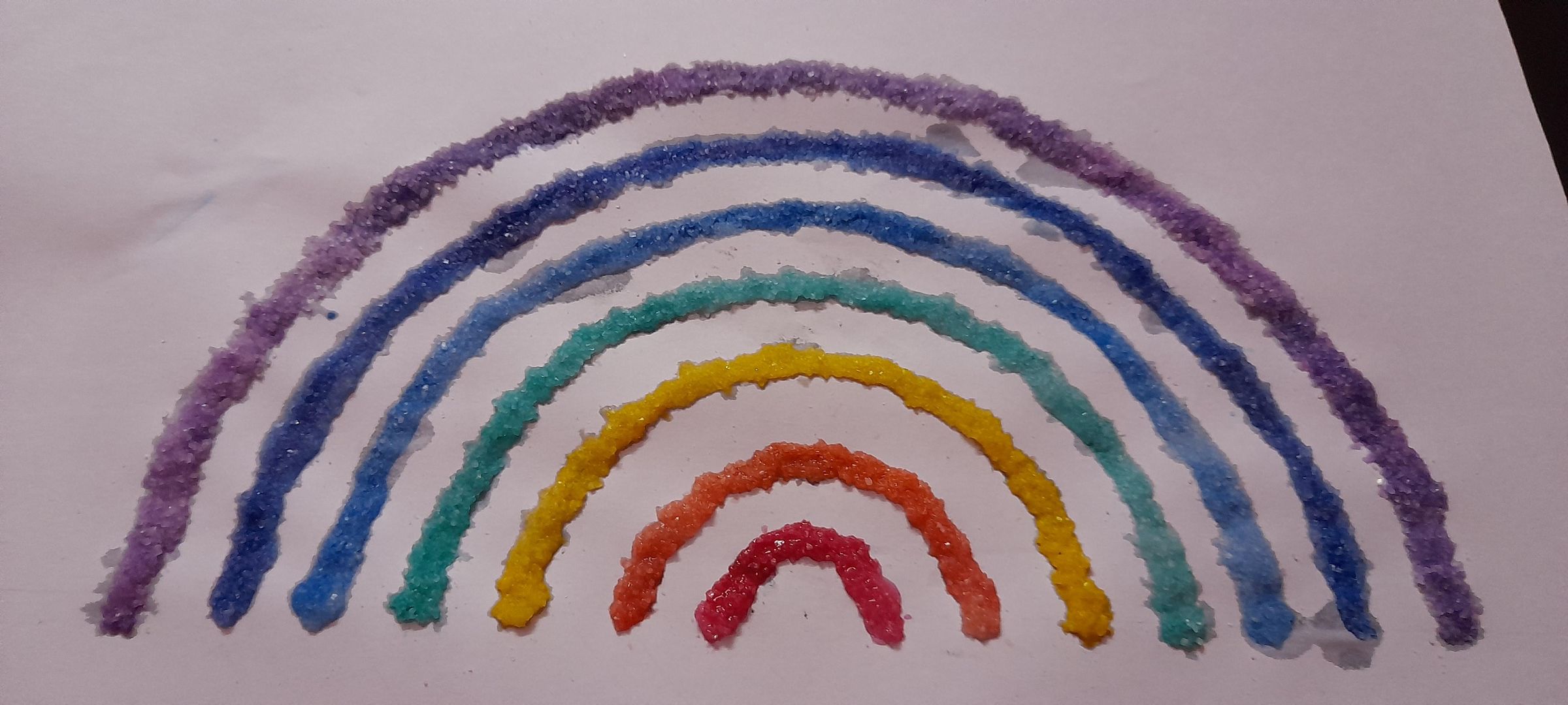 Rainbow: Salt Crystal Painting : 3 Steps (with Pictures) - Instructables