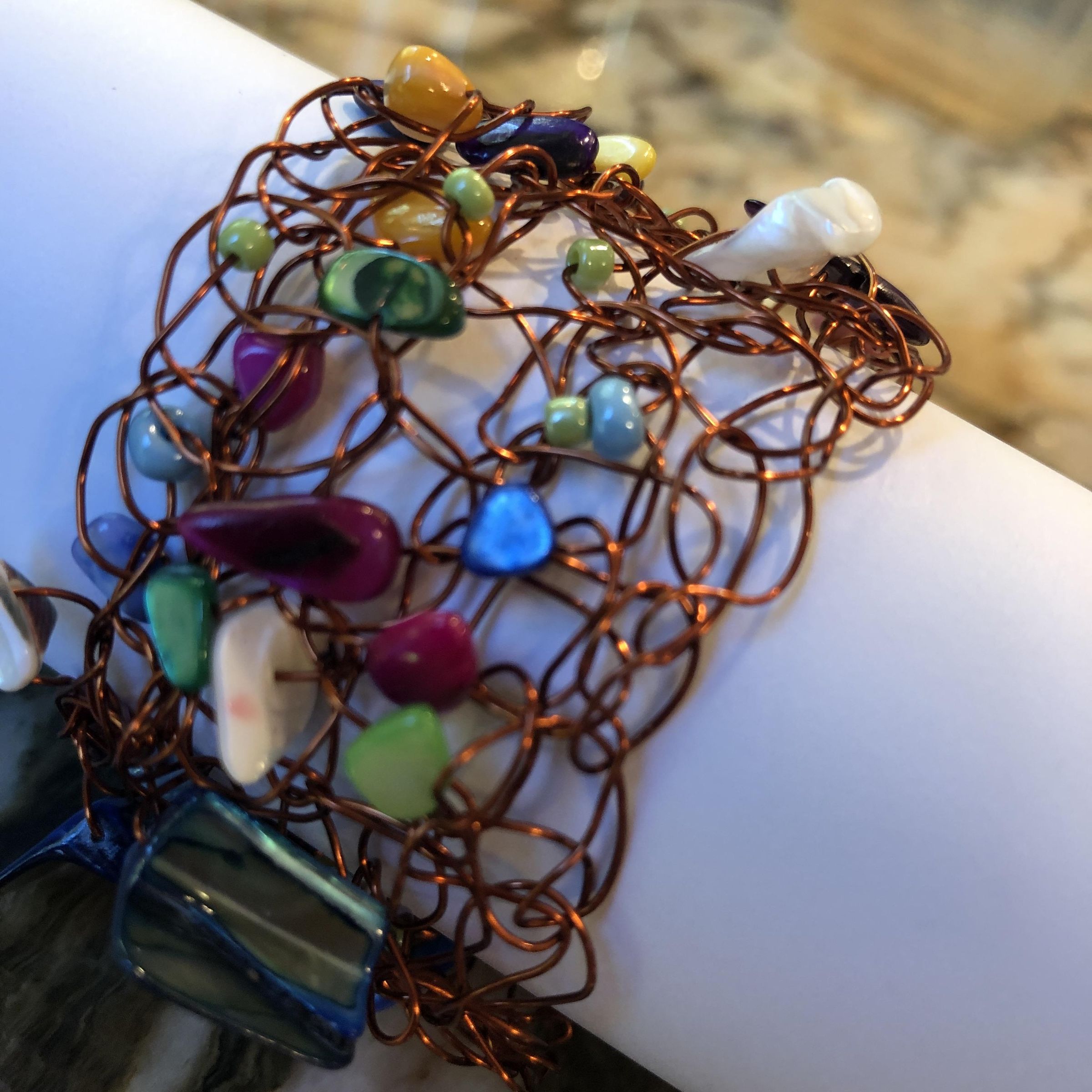 Crocheted Wire Seashell Bracelet : 14 Steps (with Pictures) - Instructables