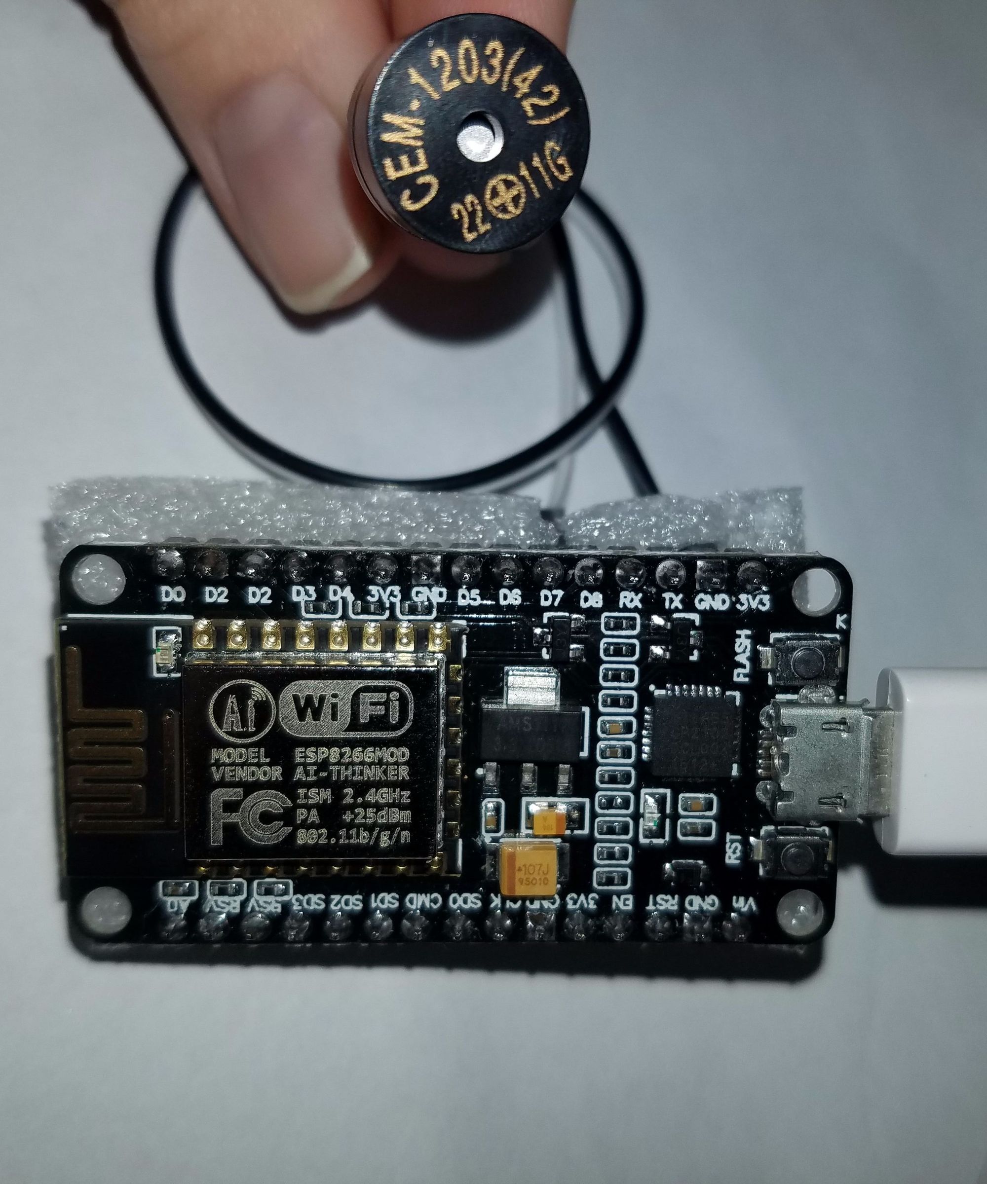 Rick Roll Prank Using Tiny Speaker and ESP8266 NodeMCU : 4 Steps ...