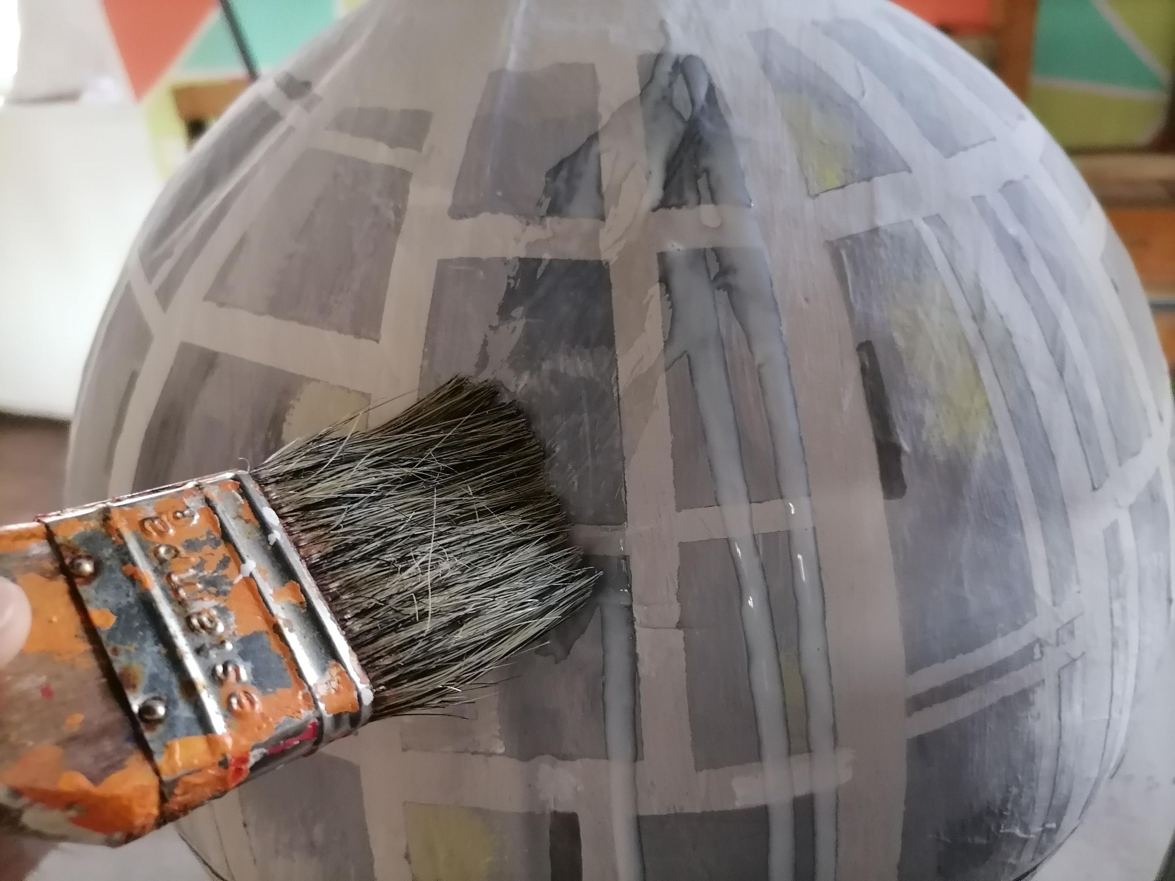 Paper Maché Death Star : 7 Steps (with Pictures) - Instructables