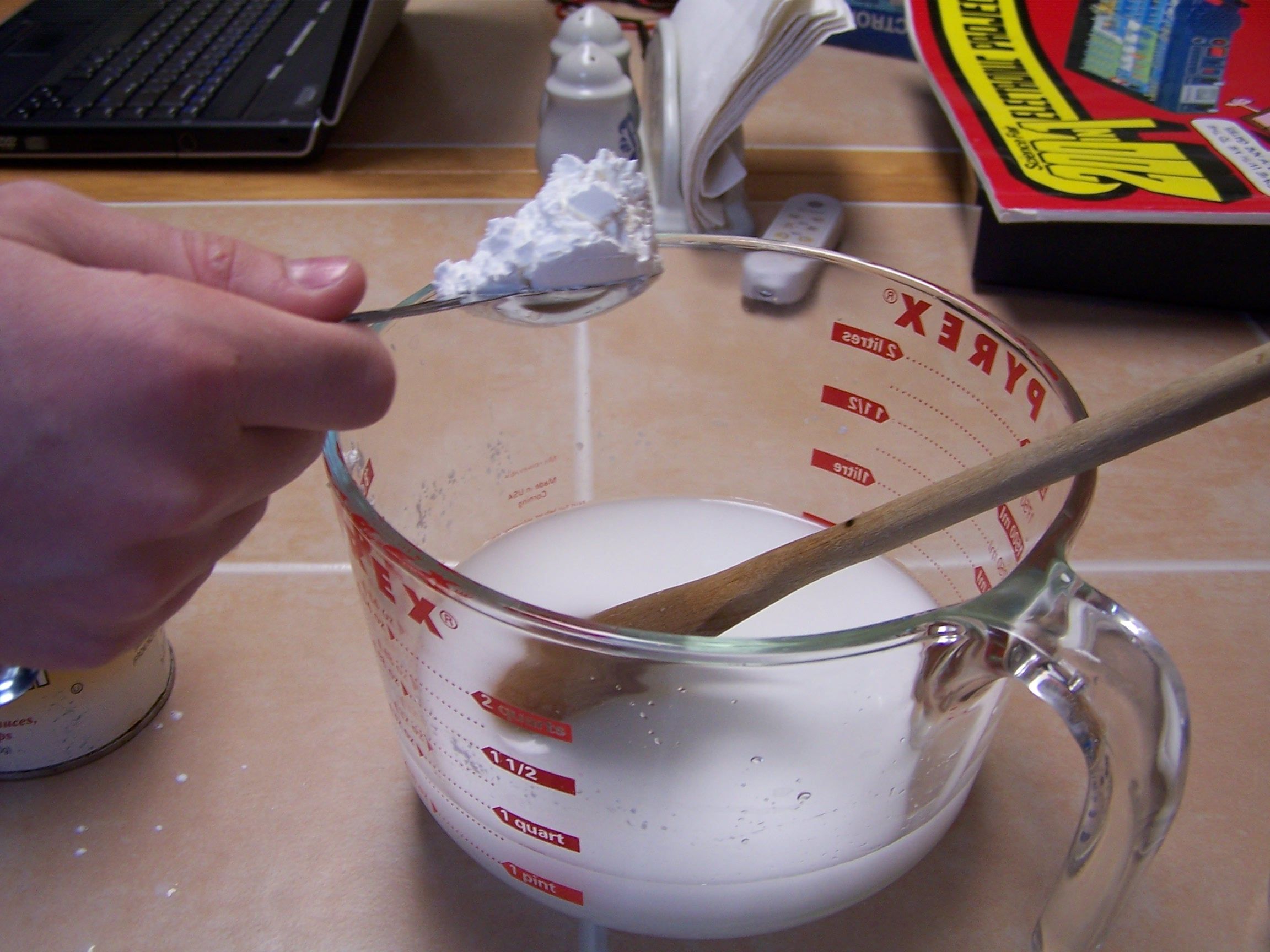 How To: Make Non-Newtonian Fluid (& Experiment With It!) : 6 Steps ...