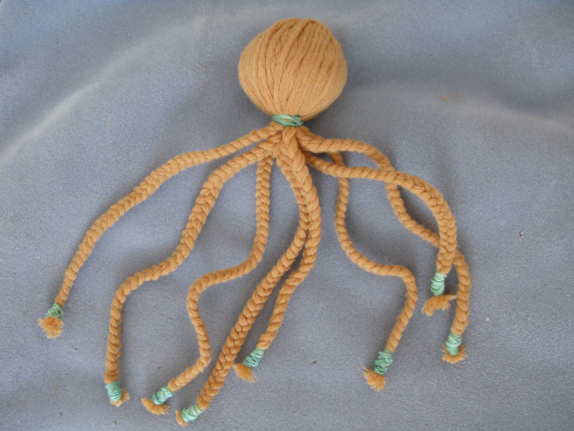 BRAID THAT OCTOPUS - a Craft Project for Kids Ages 4 -10 : 8 Steps ...