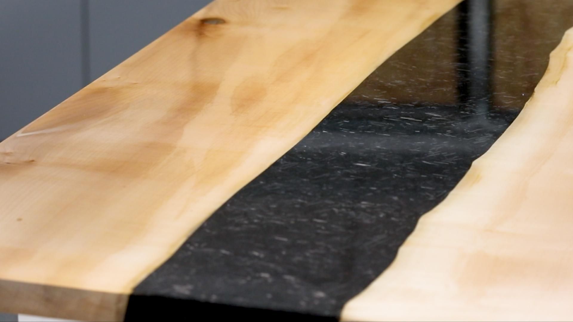 How to Resin Flood Coat a High Gloss Epoxy Coating Onto Wood and Other ...