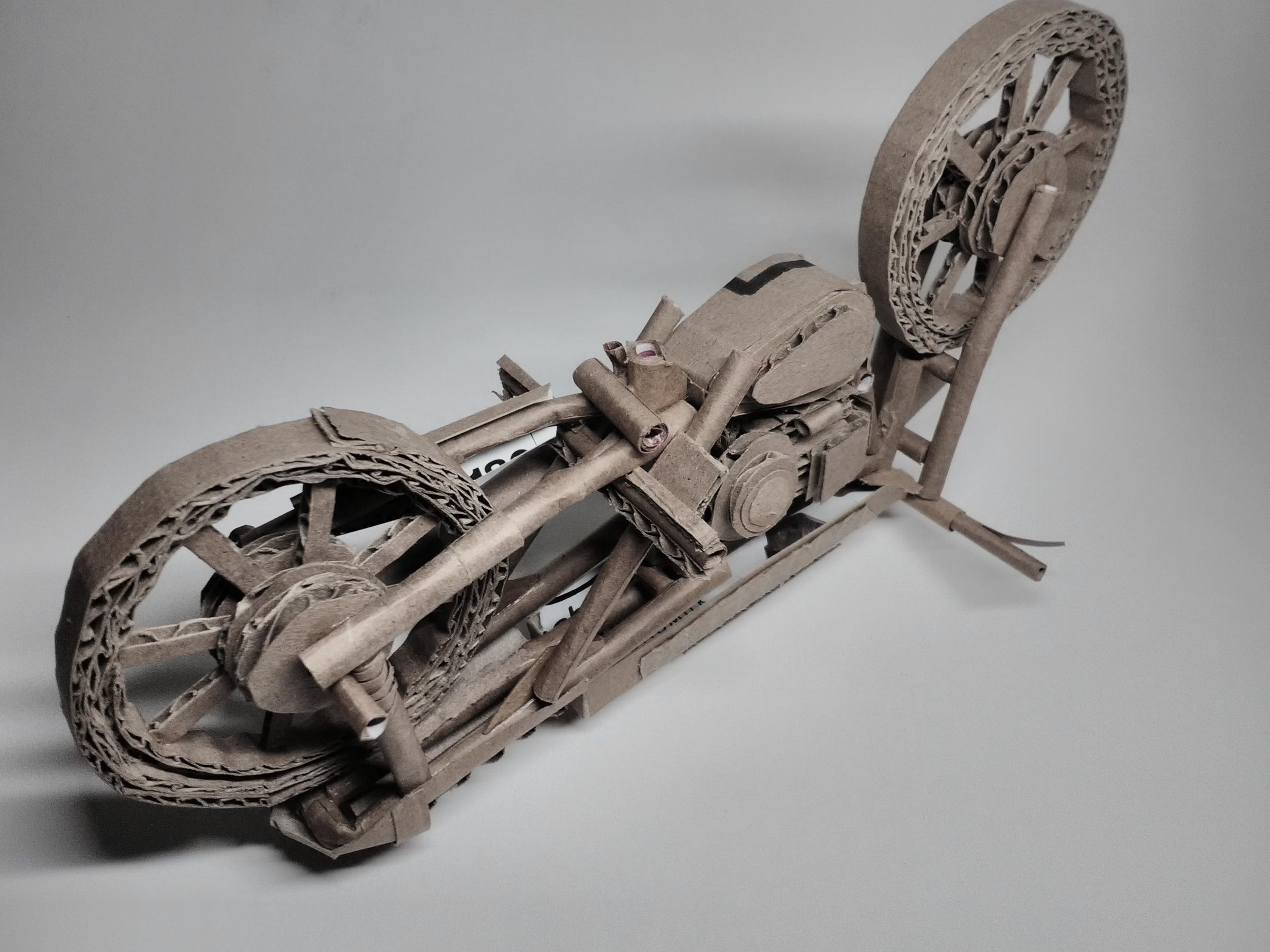 Cardboard Motercycle Replica : 11 Steps (with Pictures) - Instructables