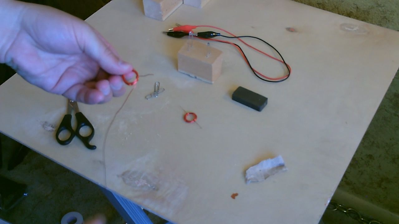 Homemade DC Motor! - How to Make a Simple DC Motor! - Simple DIY ...