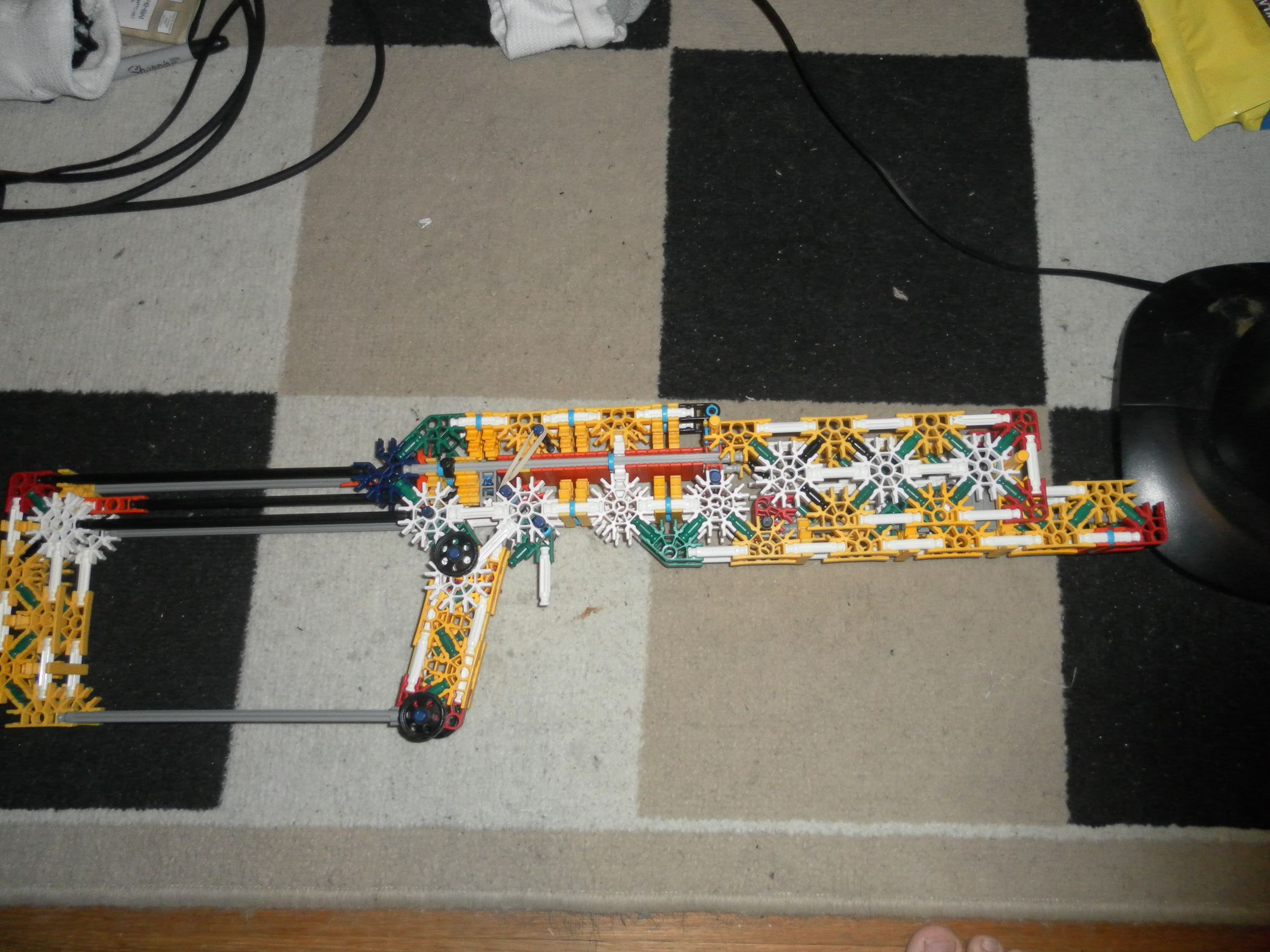 Knex Shotgun Prototype (uses Shells) - Instructables