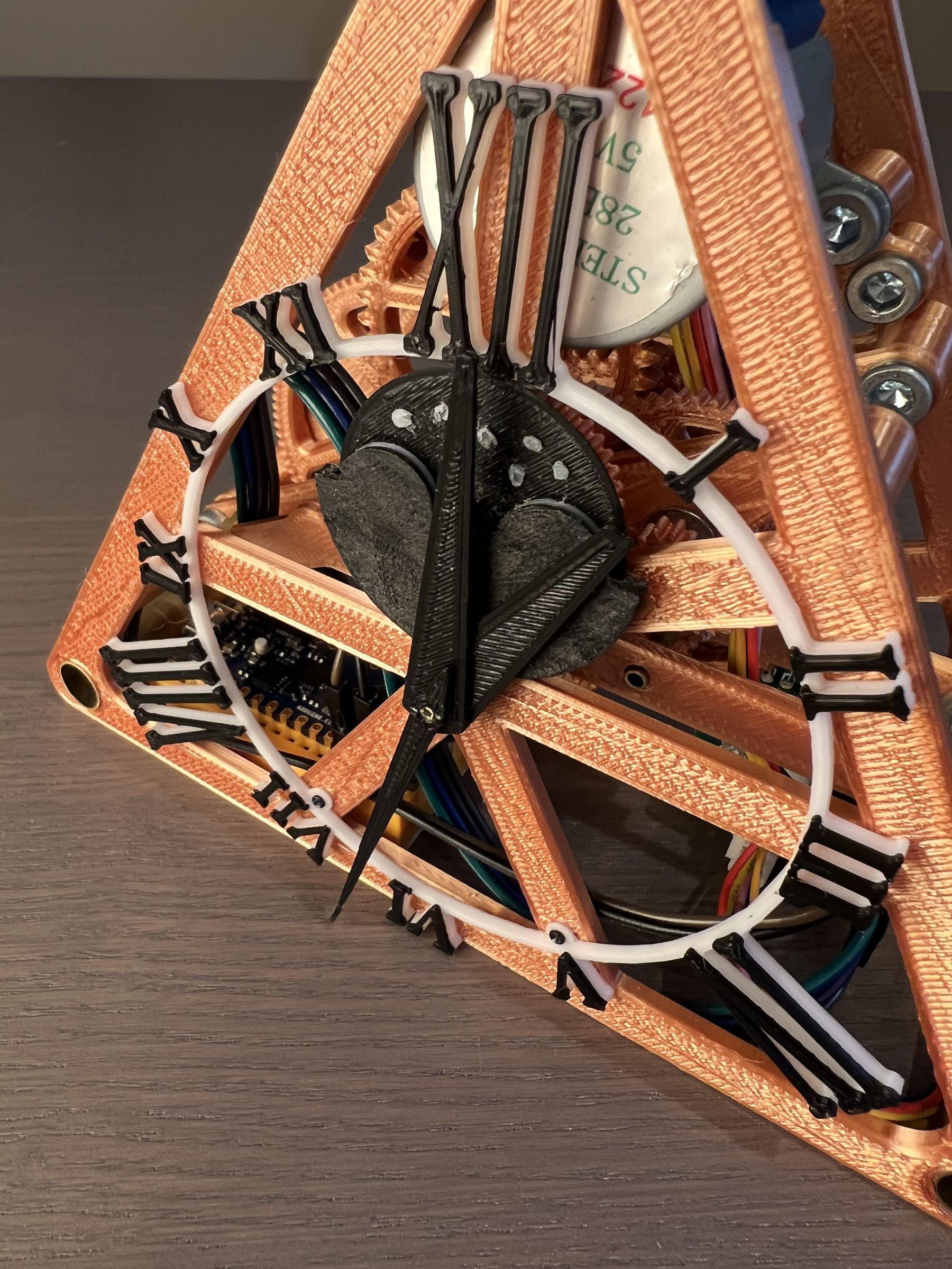 Triangulum - 3D Printed 3-Hand Clock : 16 Steps (with Pictures ...