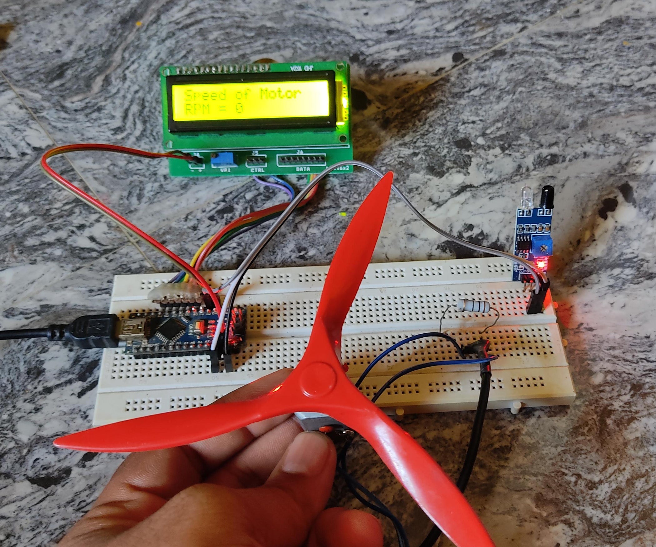 Motor Speed Measurement Using Arduino 5 Steps Instructables