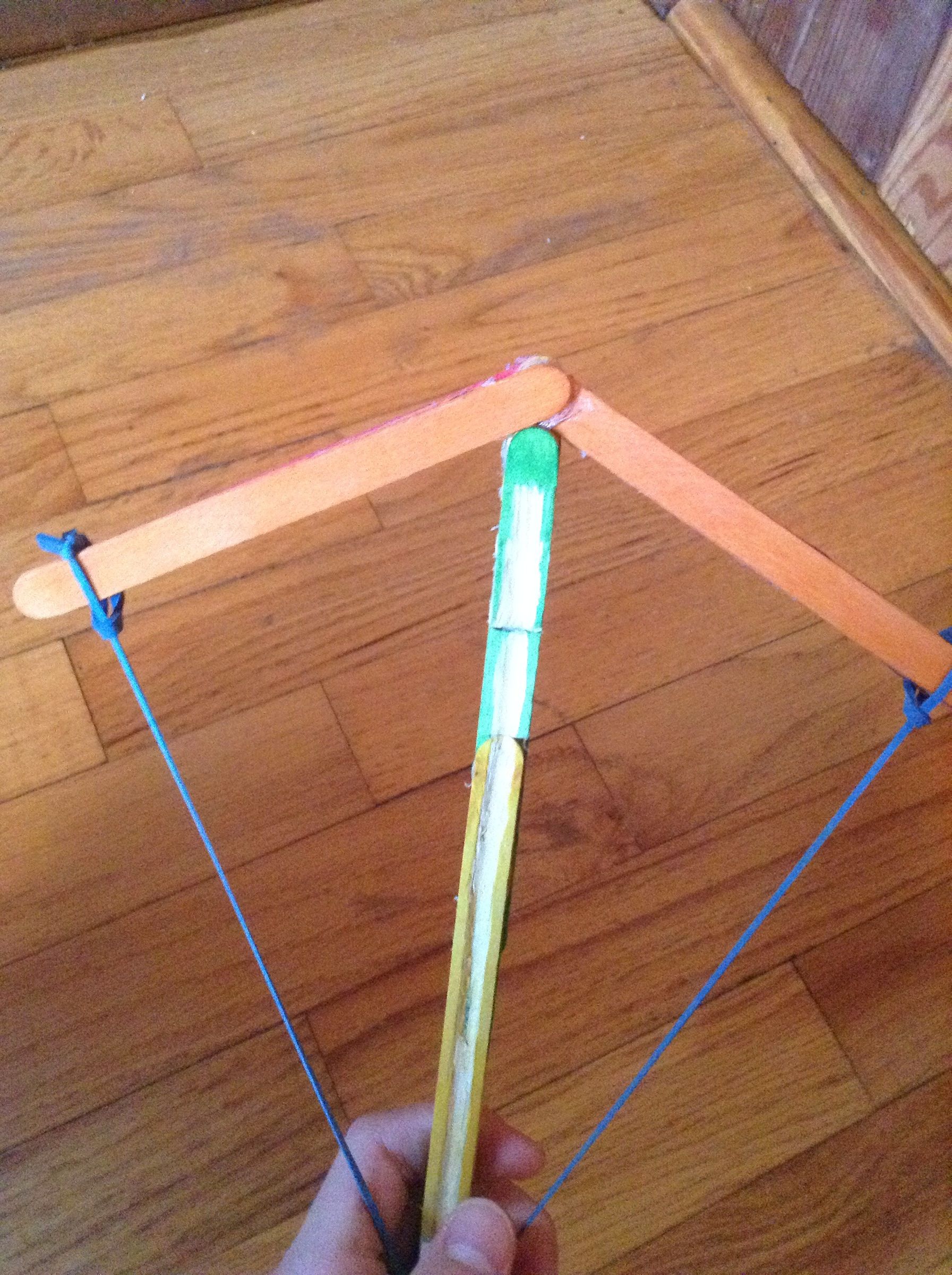 Popsicle Stick Crossbow : 6 Steps - Instructables