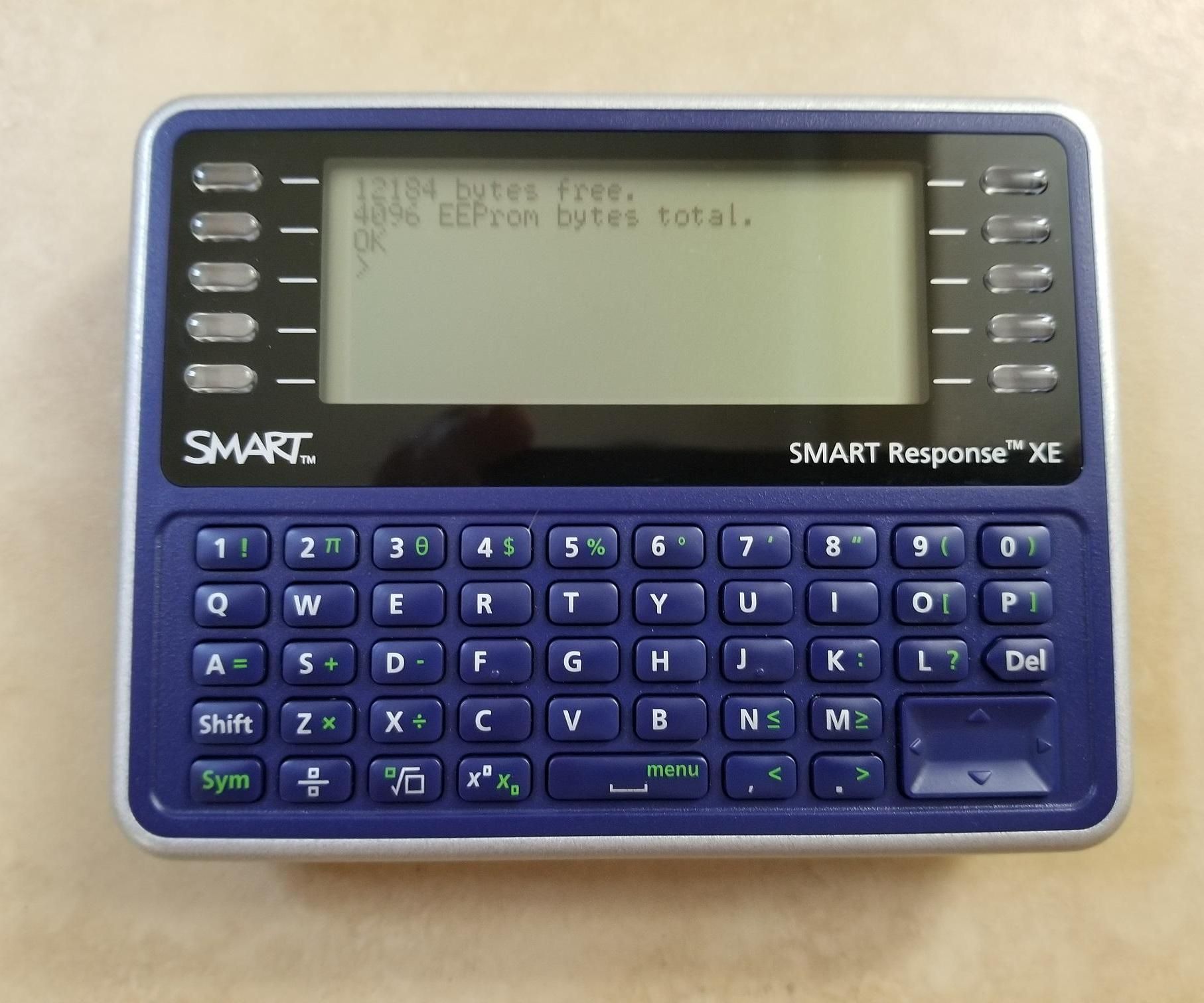 SMART Response XE Tiny Basic Port (with Pictures) - Instructables