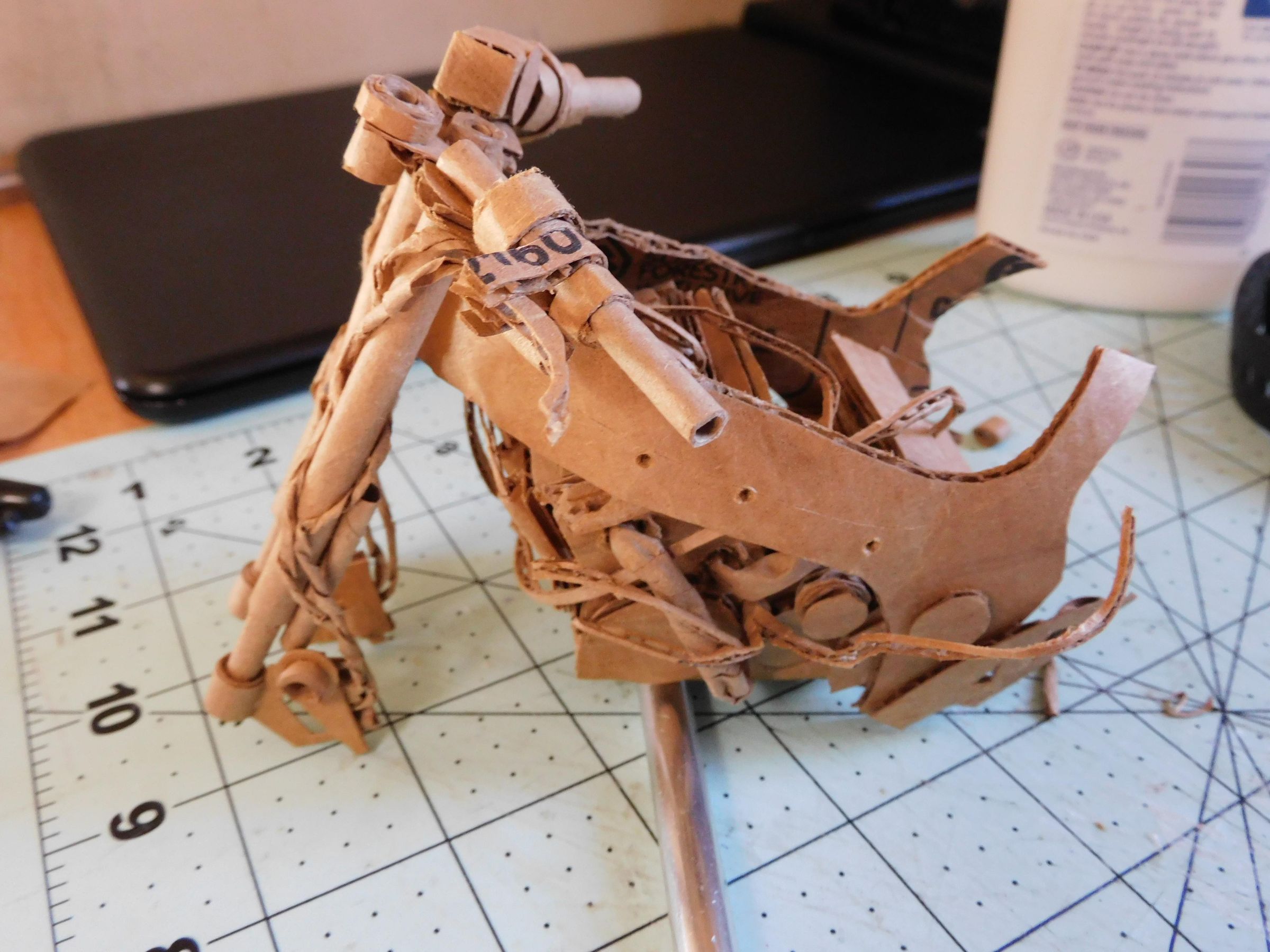 Cardboard Suzuki Hayabusa Chassis : 17 Steps (with Pictures ...