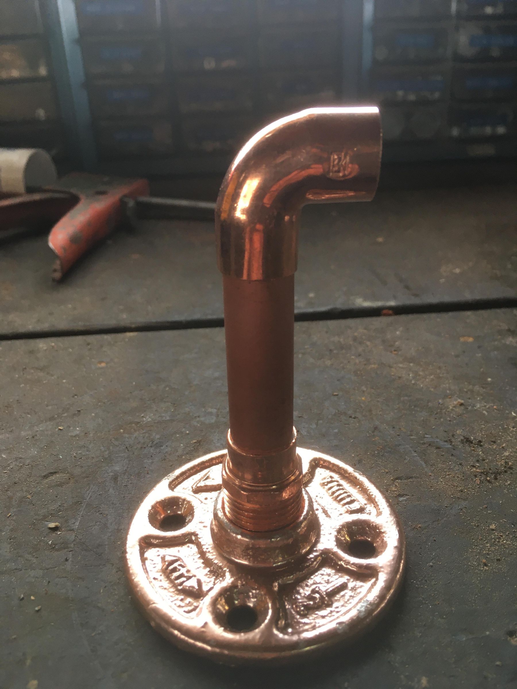 Brushed Copper Curtain Rods From Plumbing Parts : 9 Steps (with ...