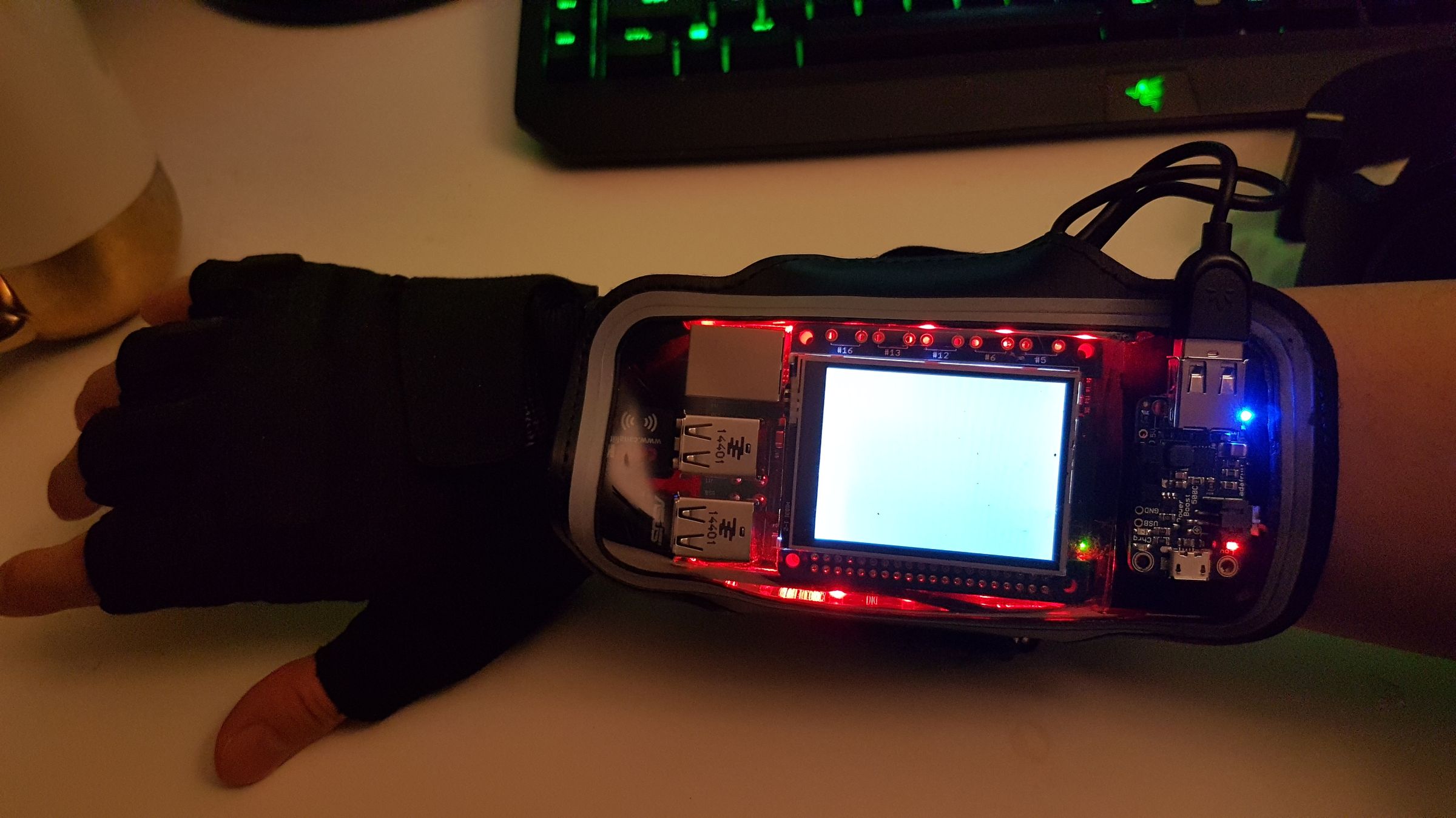 Portable Wrist Mounted Raspberry Pi : 6 Steps - Instructables