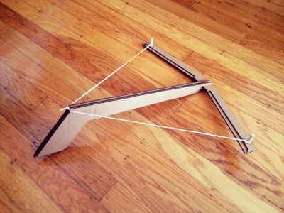 Laser Cut Cardboard Crossbow : 8 Steps (with Pictures) - Instructables
