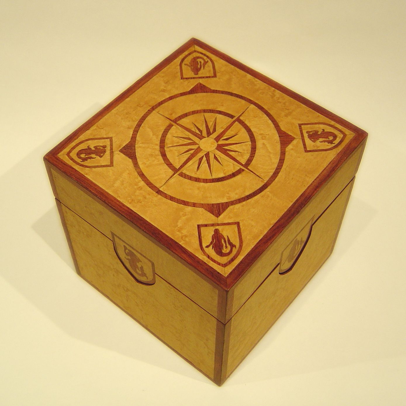 Hidden Treasure Box - Inlaid Wood Box With Hidden Compartment : 11 ...