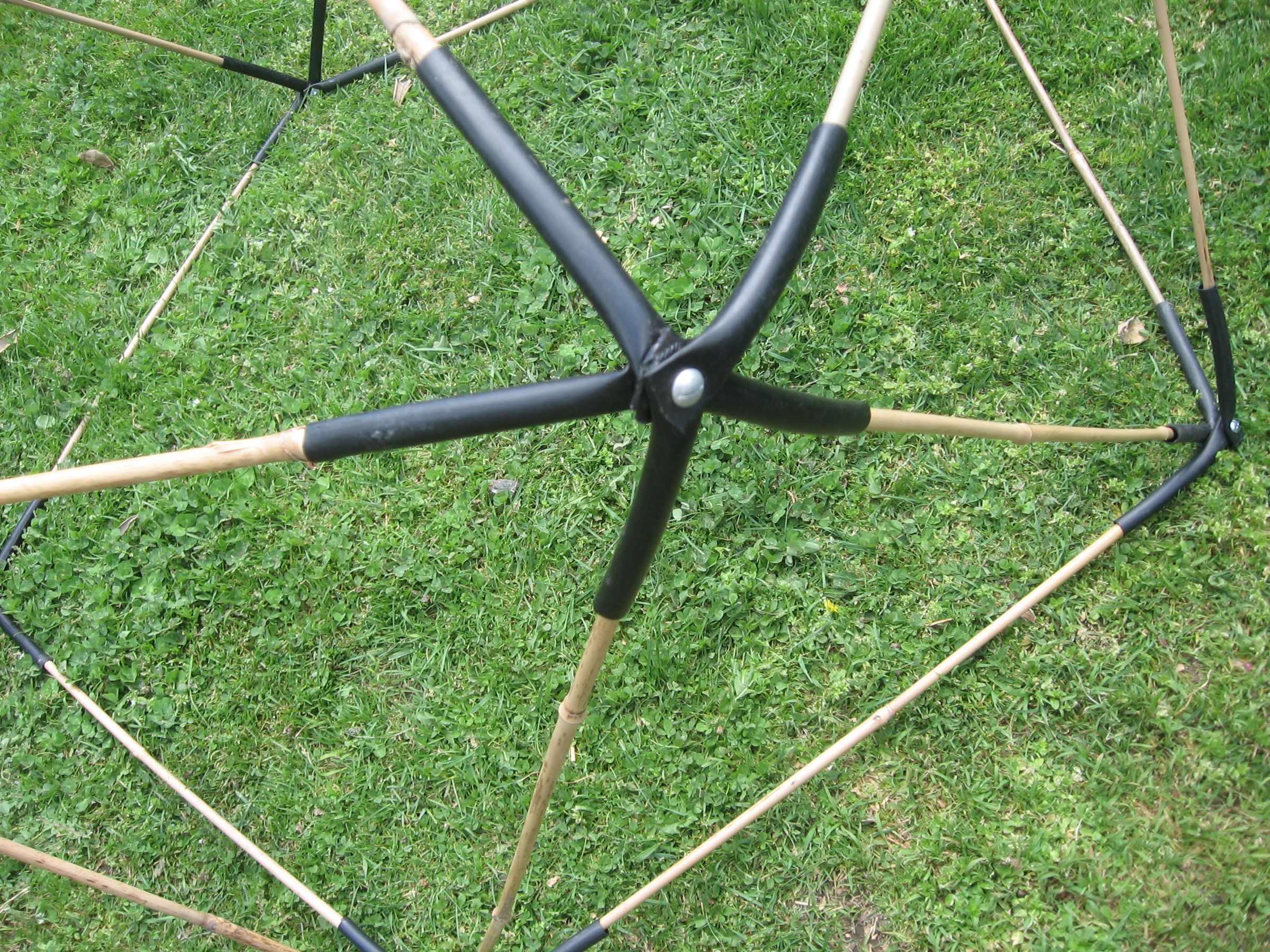 Kid Friendly Bamboo Geodesic Dome : 20 Steps (with Pictures ...