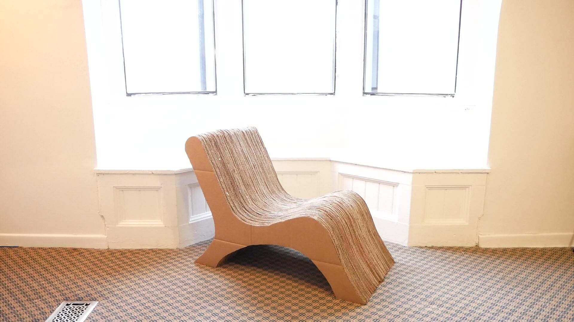 Modern Cardboard Chair : 5 Steps (with Pictures) - Instructables