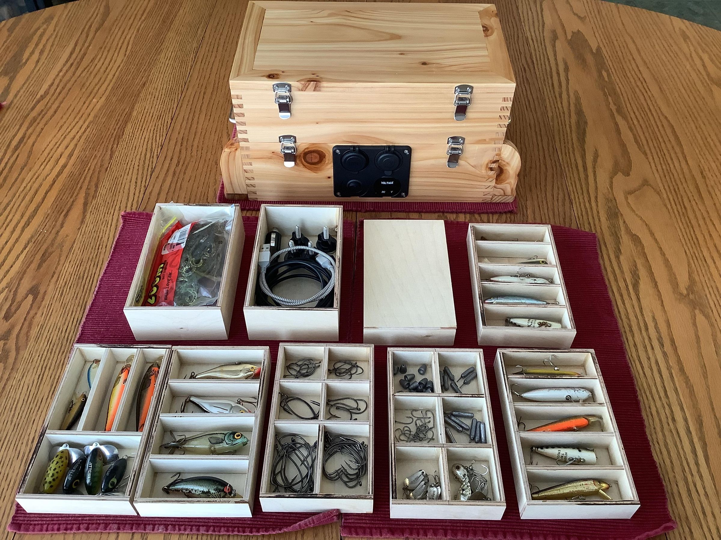 Cedar Power/Tackle Box for Kayak Fishing : 14 Steps (with Pictures ...