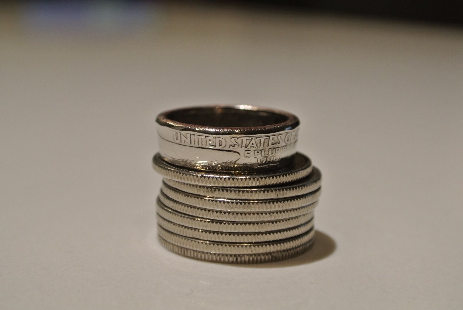 How to Make a Coin Ring From a Quarter : 8 Steps (with Pictures ...