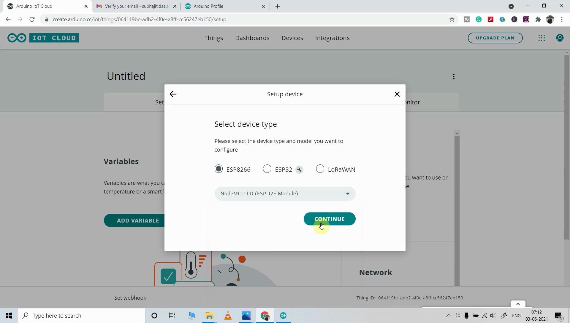 Arduino IoT Cloud ESP8266 NodeMCU Alexa Home Automation System | IoT ...