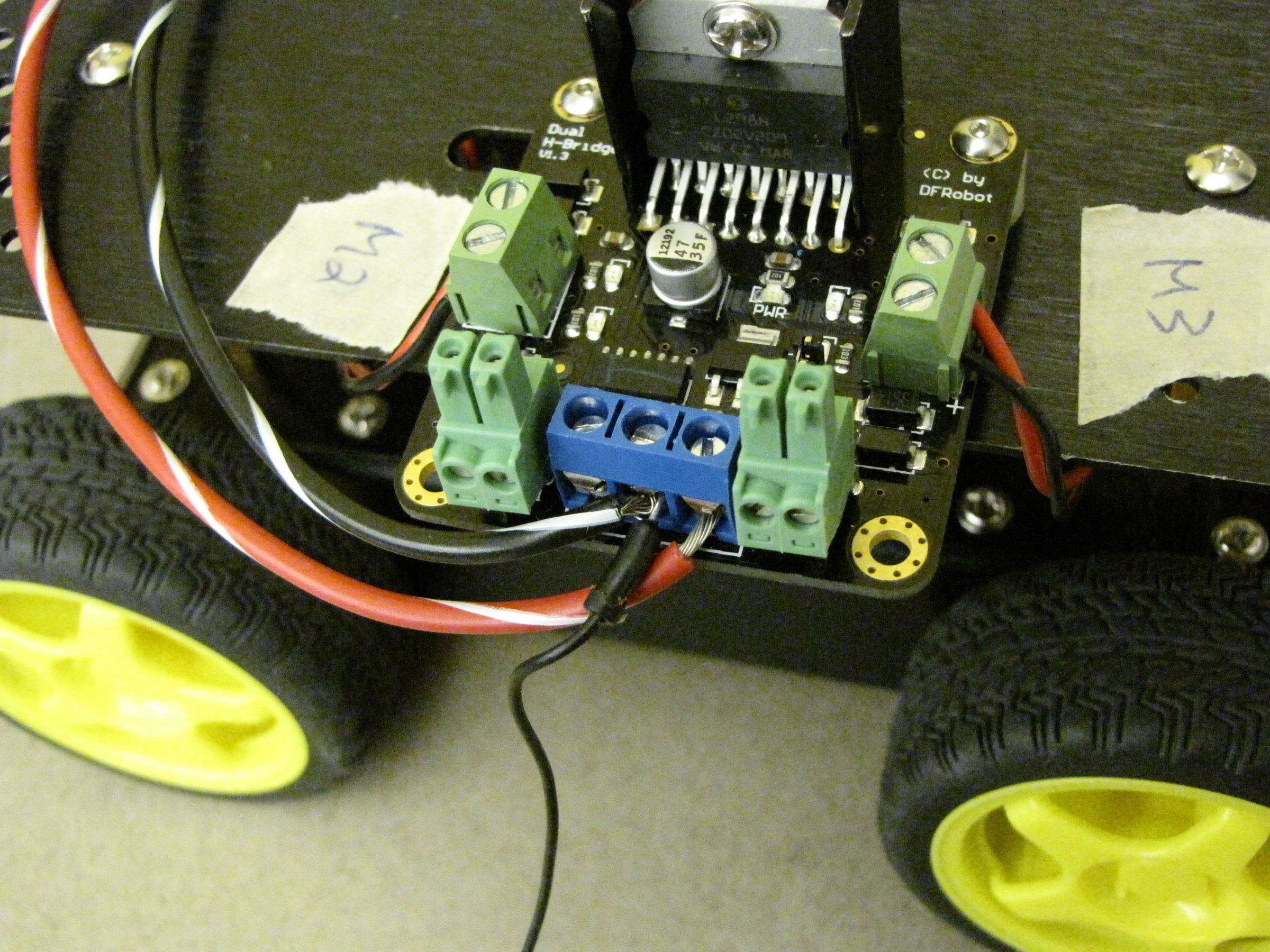 Robot Driven by PS3 Controller Through Arduino and Wifi Shield : 16 ...