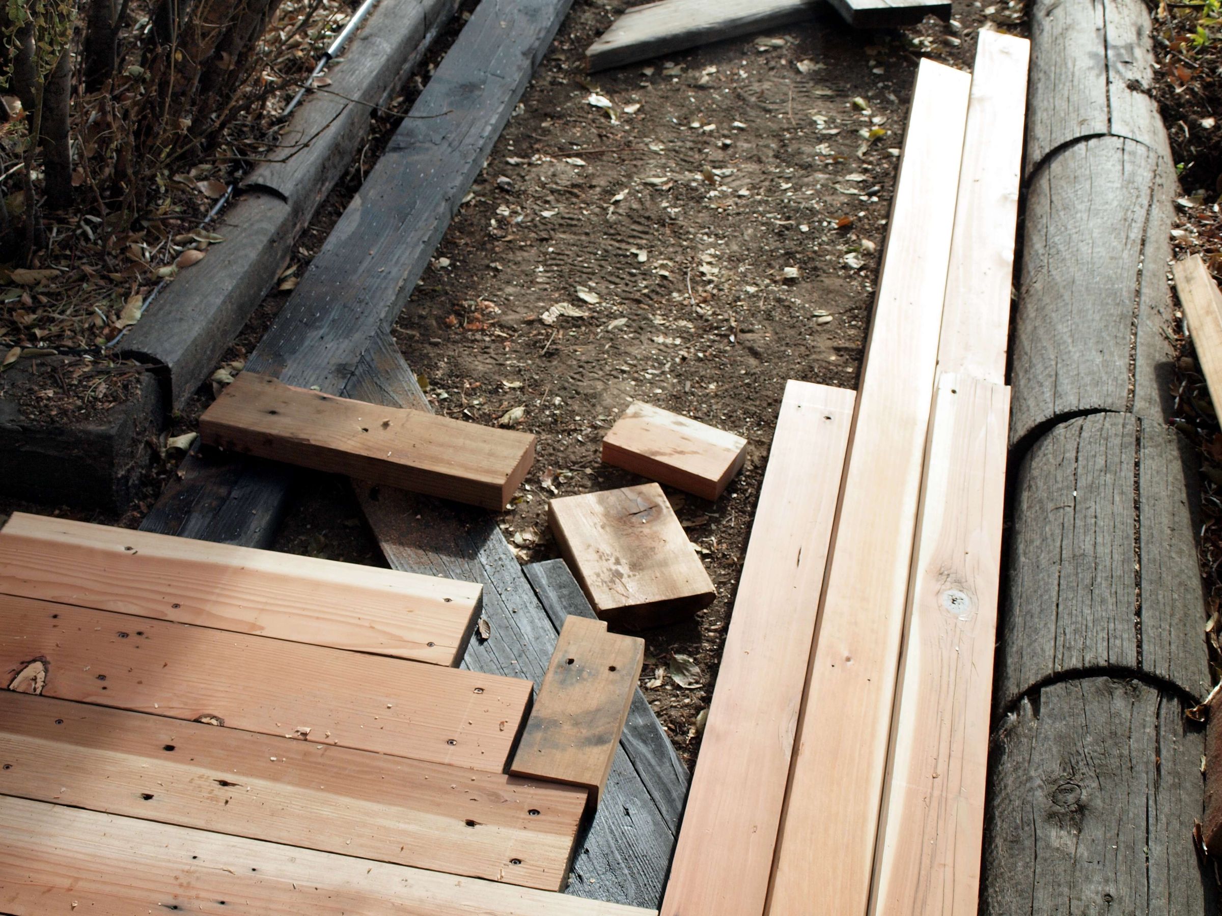 How to Build an Awesome Sidewalk With Recycled Lumber for Only $50.00 ...