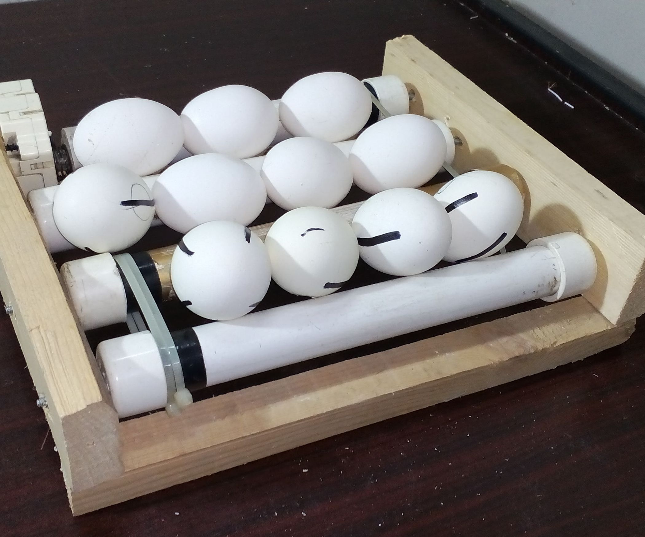 How to Make Automatic Rotating Egg Tray From PVC and Wood : 5 Steps ...