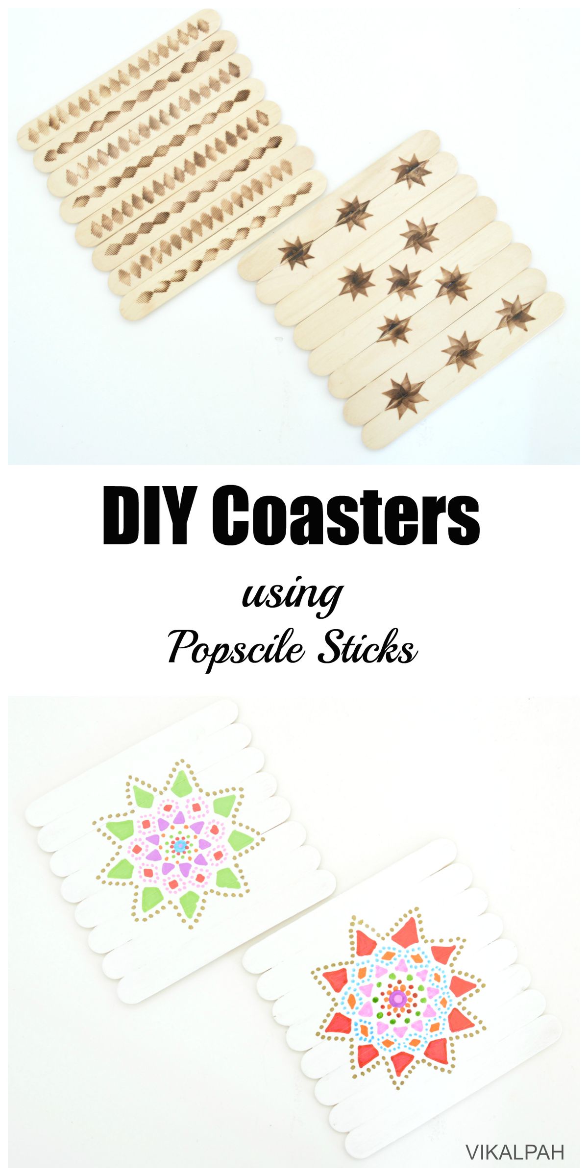 DIY Popsicle Stick Coasters : 6 Steps (with Pictures) - Instructables