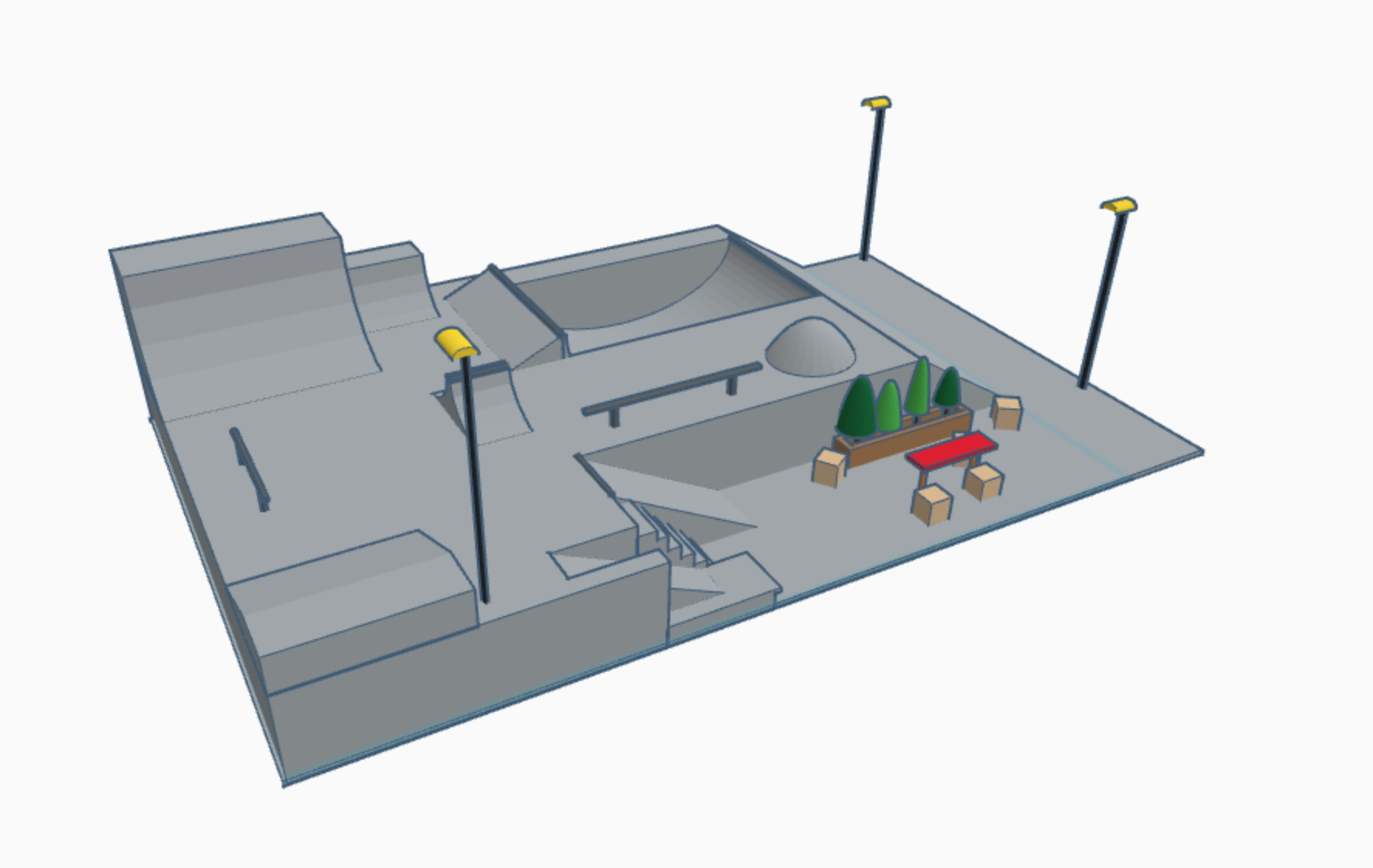 Tinkercad- Skatepark (scene) : 9 Steps - Instructables