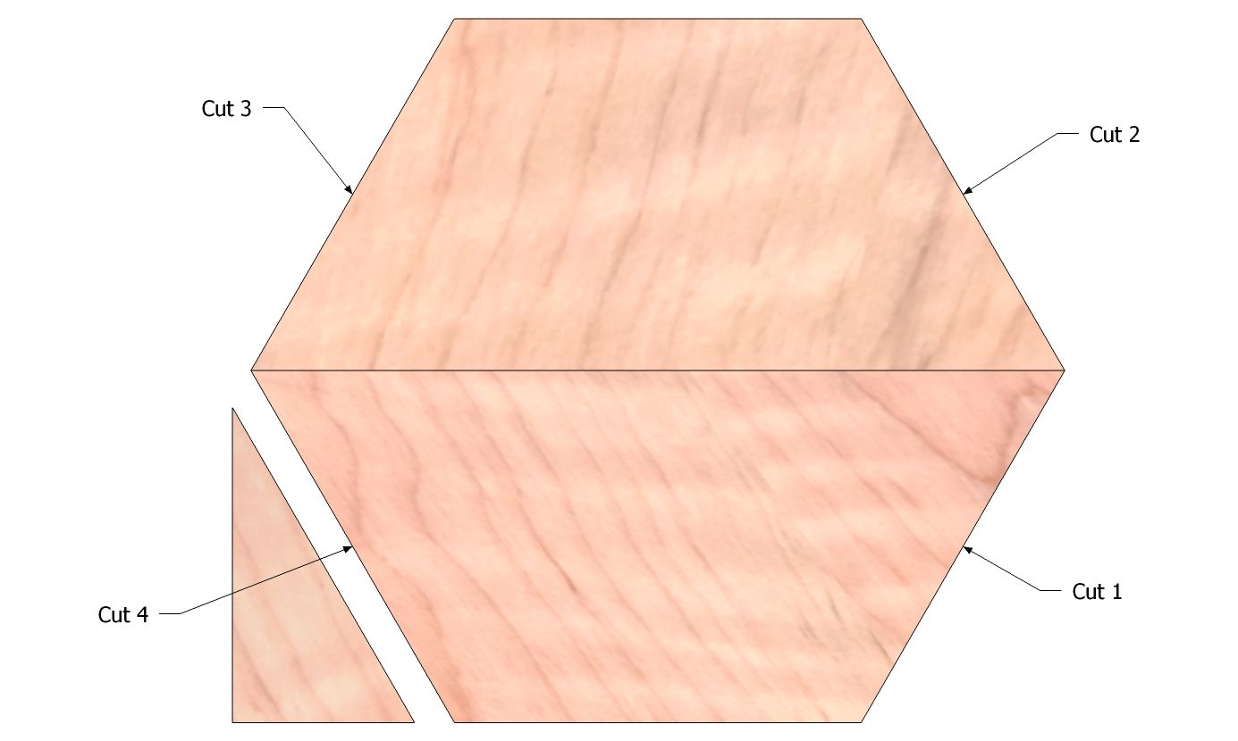 Easy Hexagonal Wood Post From a 2 by 4 : 3 Steps (with Pictures ...