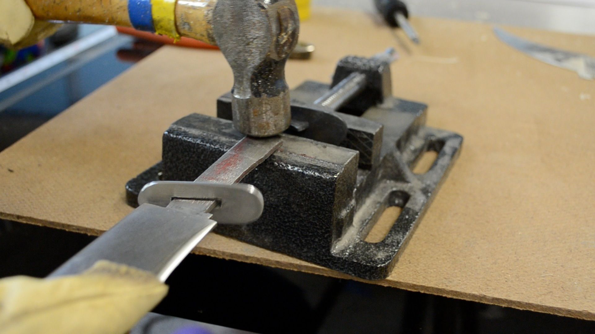 Make a Bowie Knife From Table Saw Insert : 7 Steps (with Pictures ...