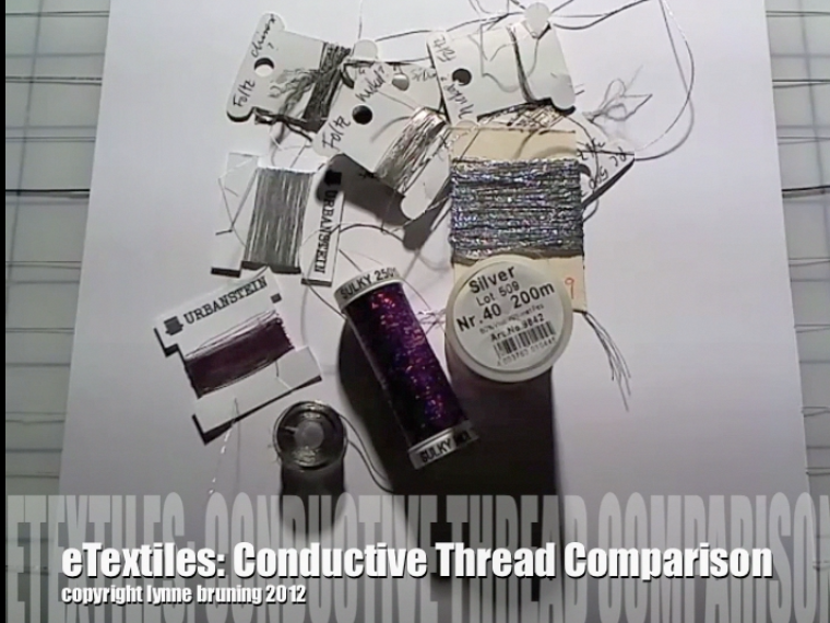 conductive thread comparison v2 24 january 2012 DIY Project - Step-by ...