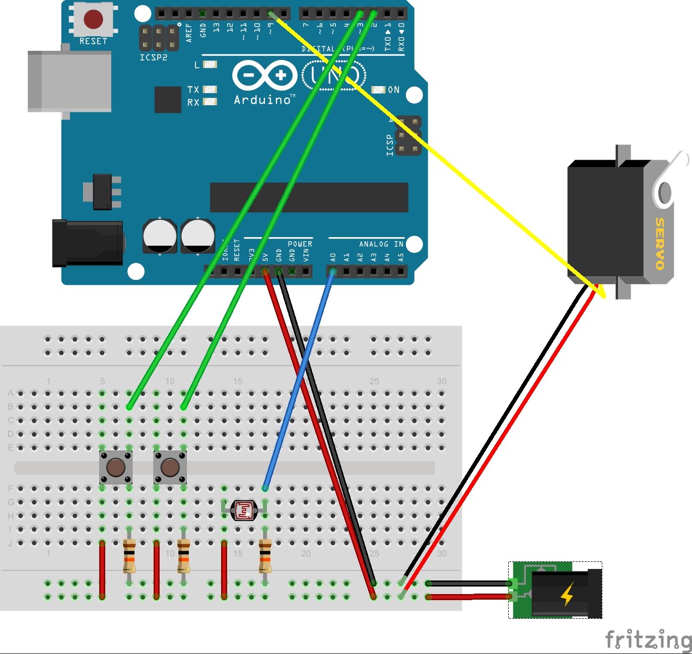 Light Detecting 433 MHz RF Arduino Smart Blinds - Instructables
