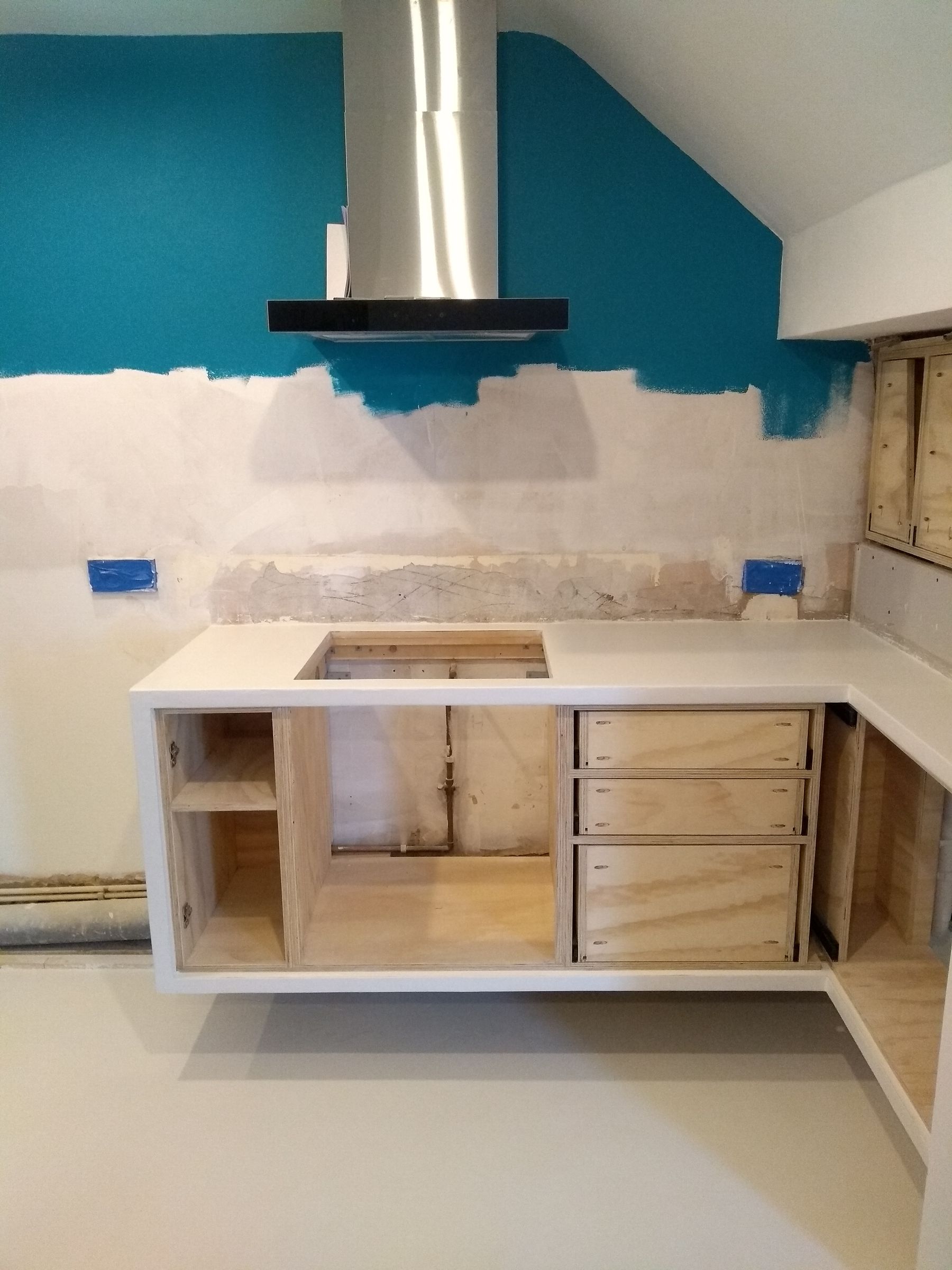 Microcement Worktops for a Bespoke Kitchen : 6 Steps (with Pictures ...