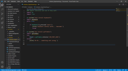 Control Your Arduino With Pythons Pyfirmata Library 7 Steps Instructables