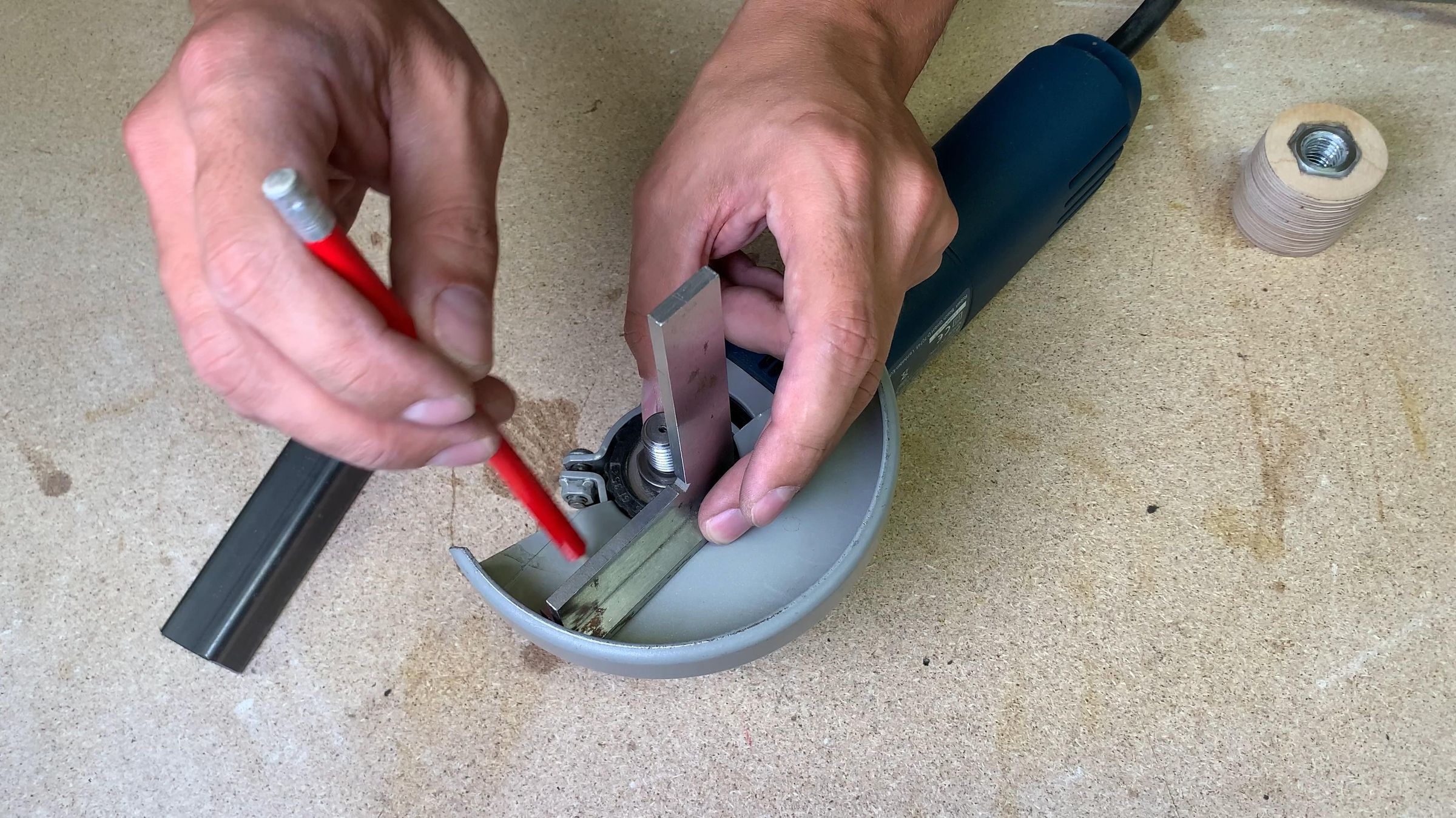 A Power File From an Angle Grinder : 15 Steps (with Pictures ...